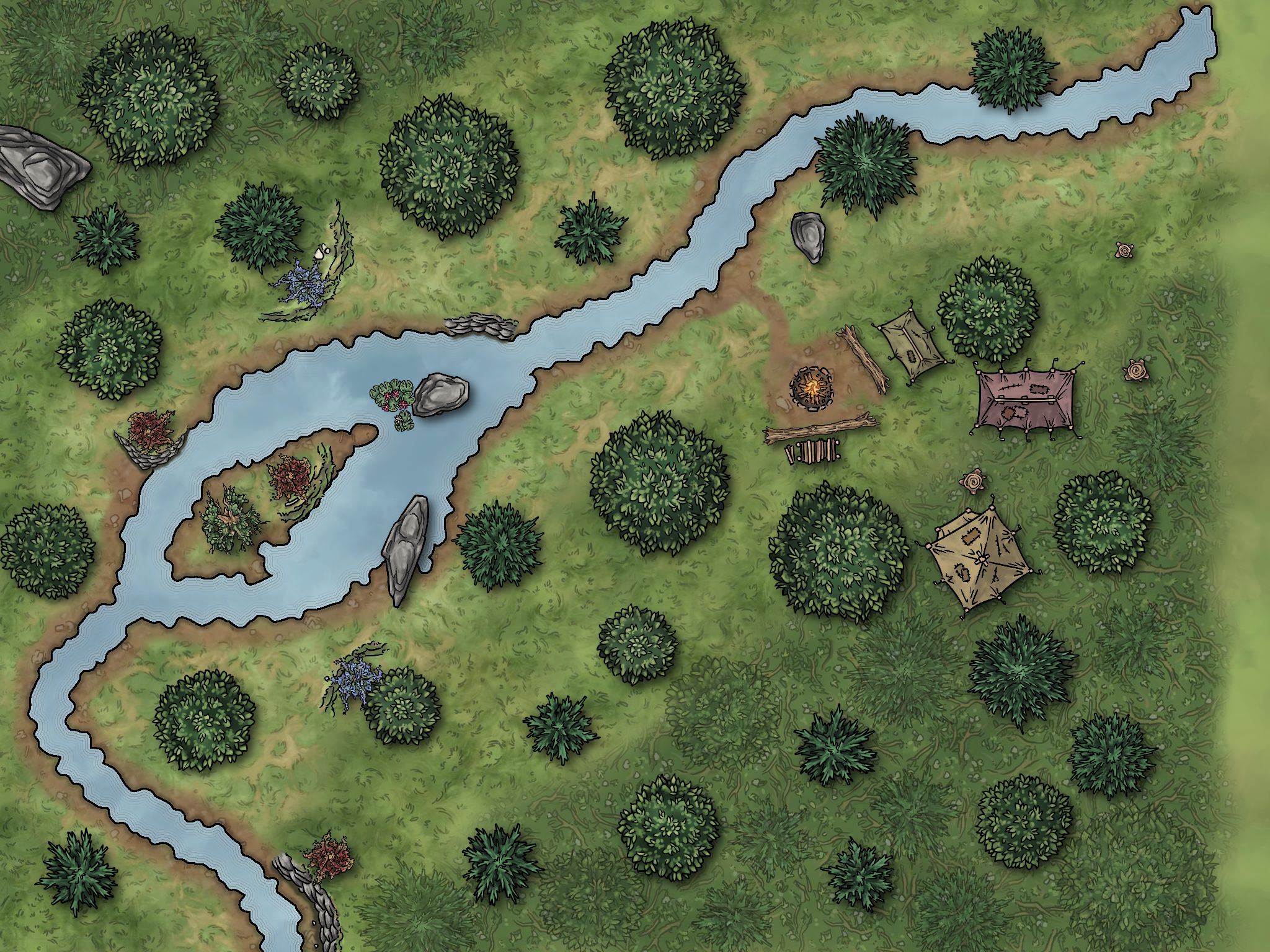 Mountain_Valley | Inkarnate - Create Fantasy Maps Online