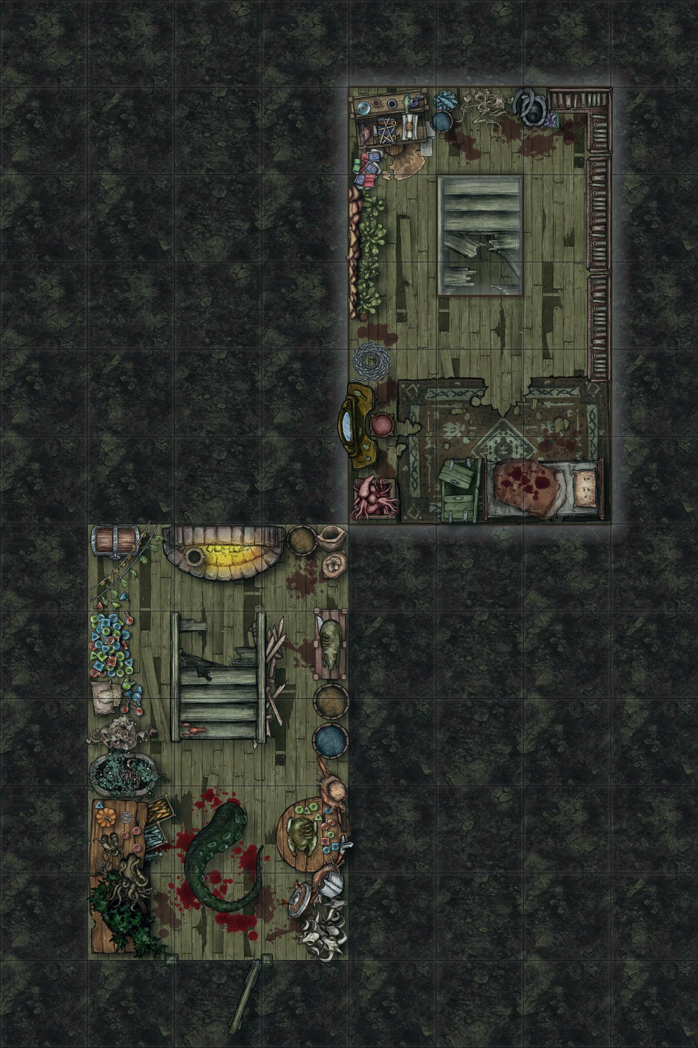 Hag House Interior | Inkarnate - Create Fantasy Maps Online