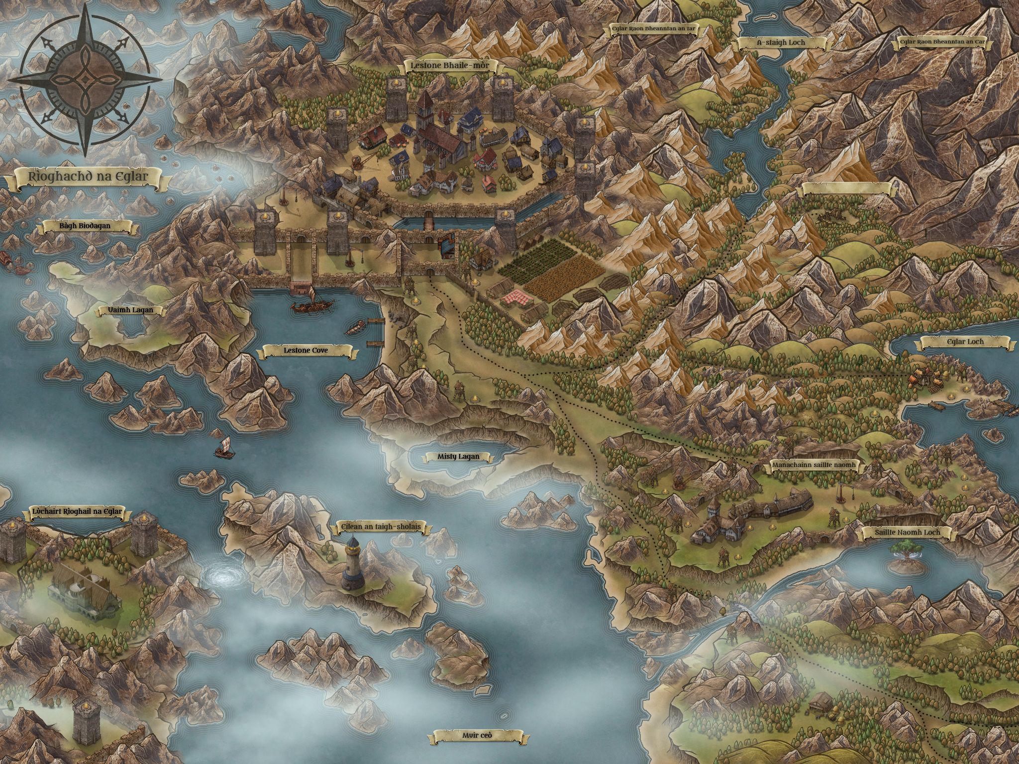 Map Of The Realm Of Eglar Inkarnate Create Fantasy Maps Online