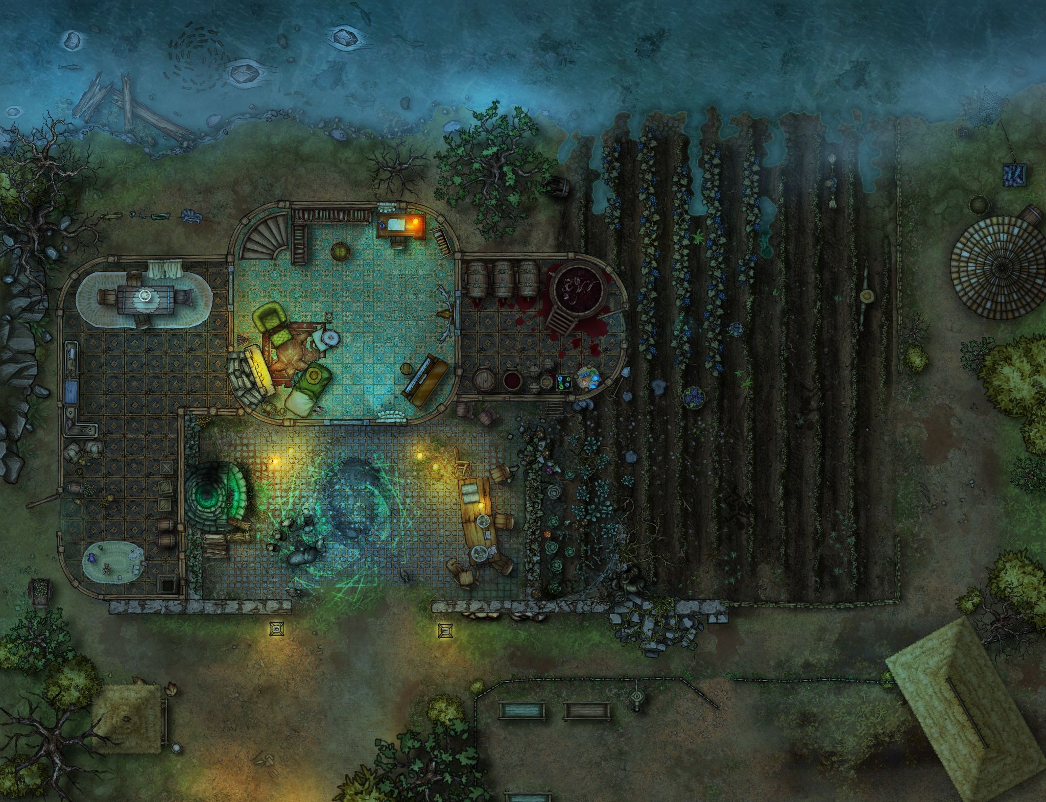 Cursed Ravioli Farm | Inkarnate - Create Fantasy Maps Online