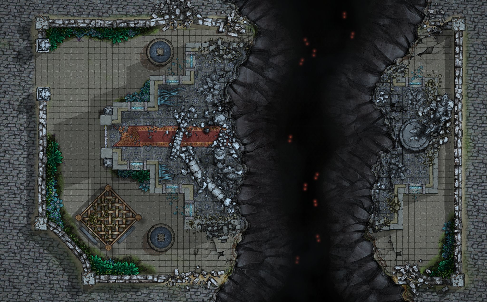 The fault - Temple | Inkarnate - Create Fantasy Maps Online