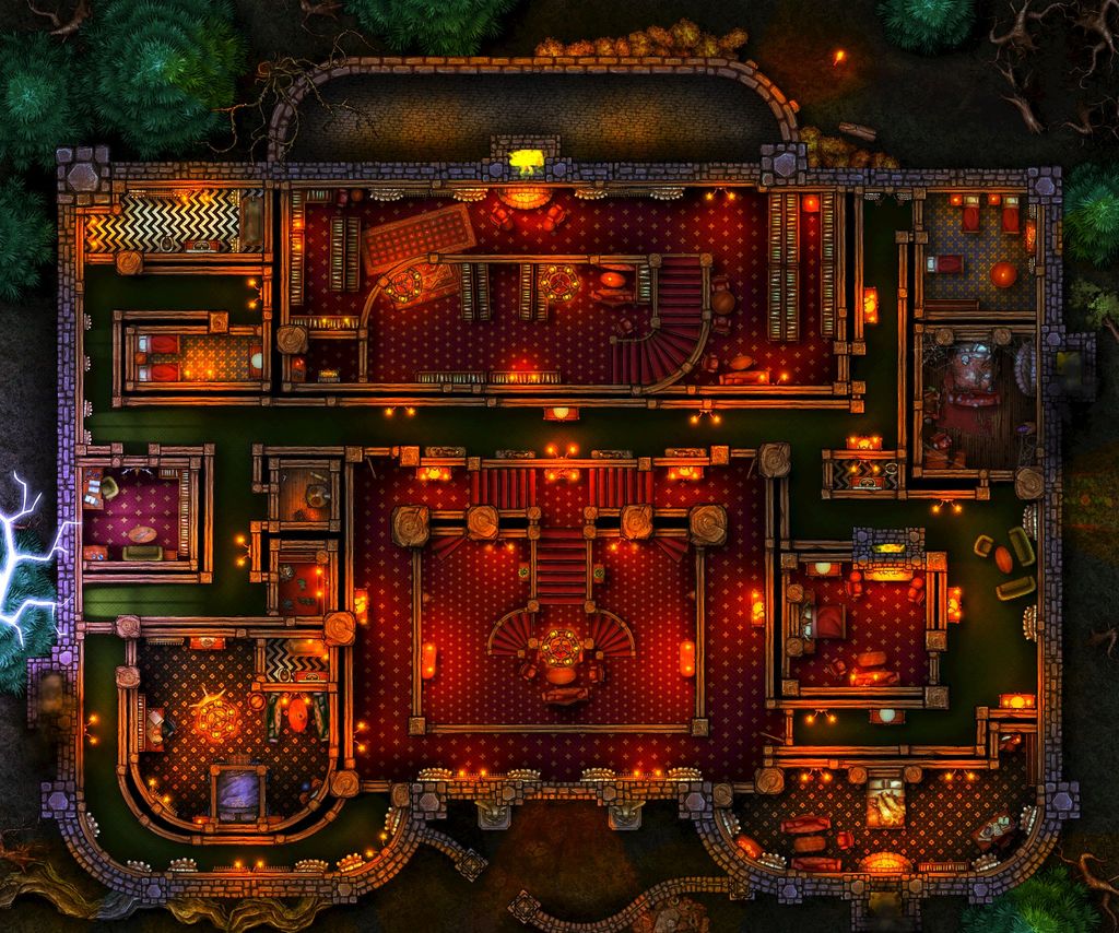 The Wizard's Tower | Inkarnate - Create Fantasy Maps Online