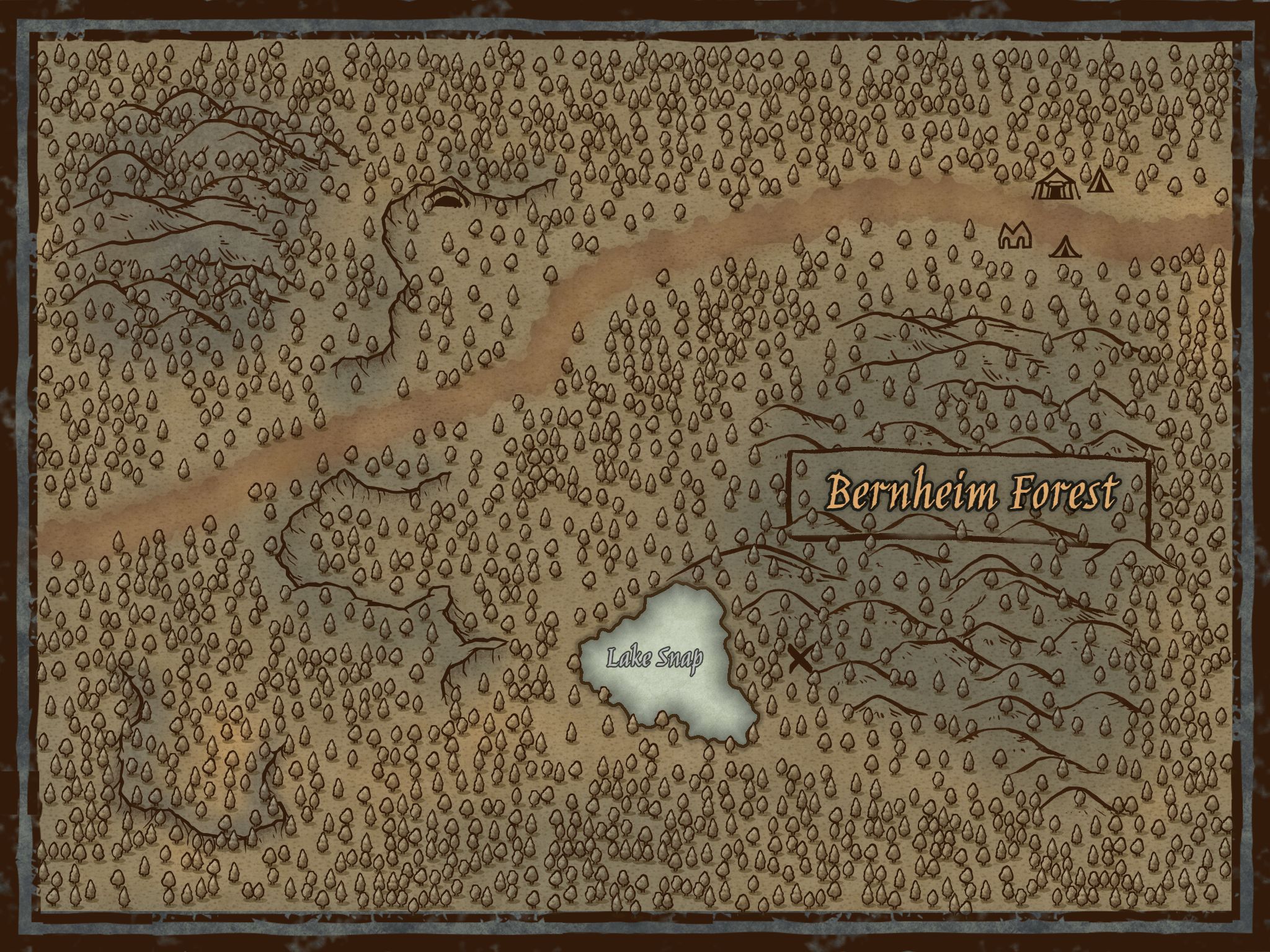 Bernheim Forest | Inkarnate - Create Fantasy Maps Online