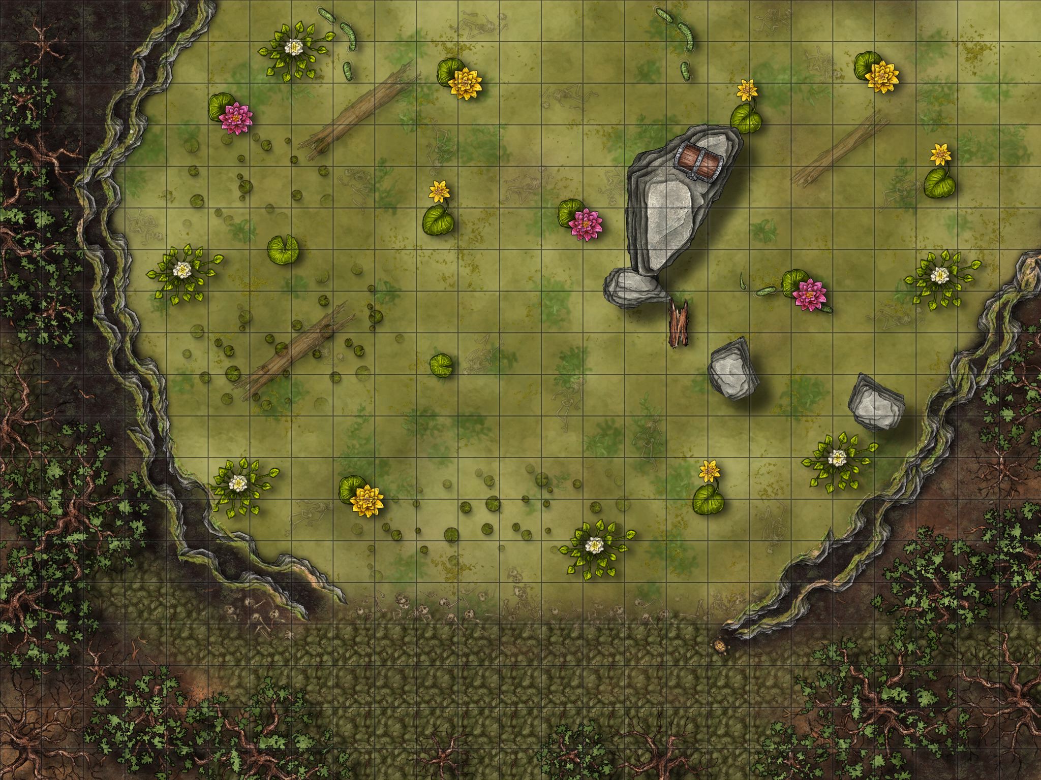 Swamp encounter | Inkarnate - Create Fantasy Maps Online