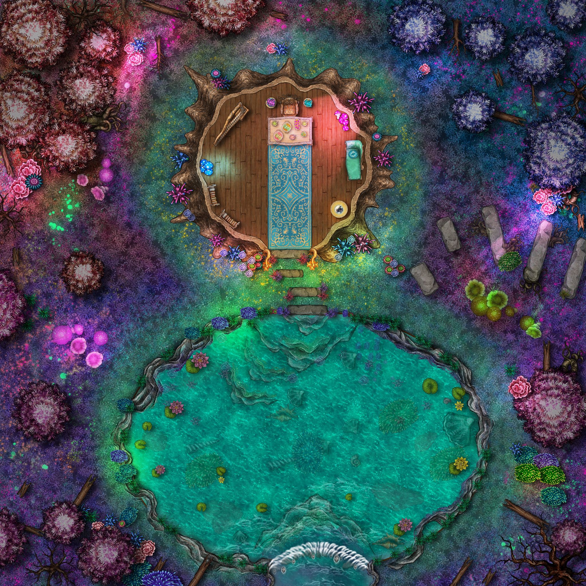 Fae King's Feast | Inkarnate - Create Fantasy Maps Online