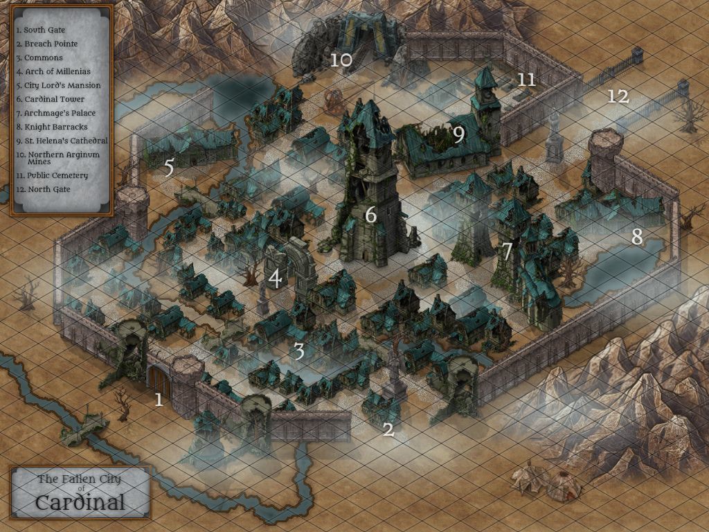 Fallen City of Cardinal | Inkarnate - Create Fantasy Maps Online
