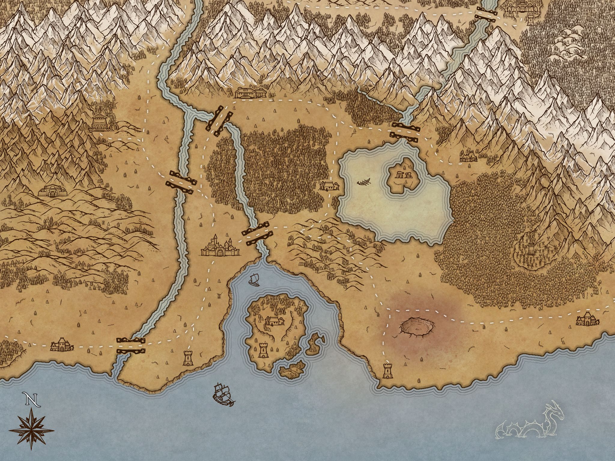 World map | Inkarnate - Create Fantasy Maps Online