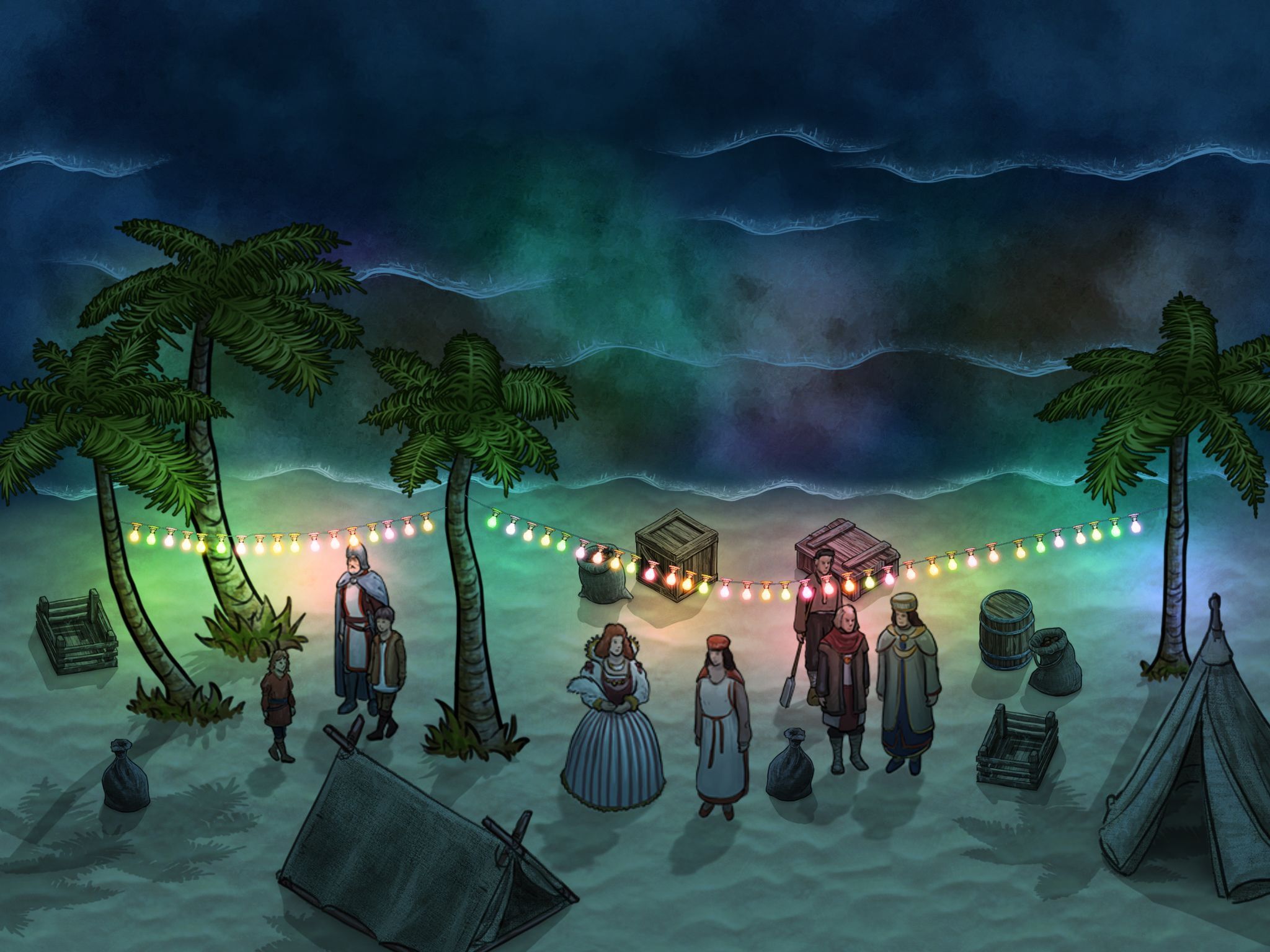 night party | Inkarnate - Create Fantasy Maps Online