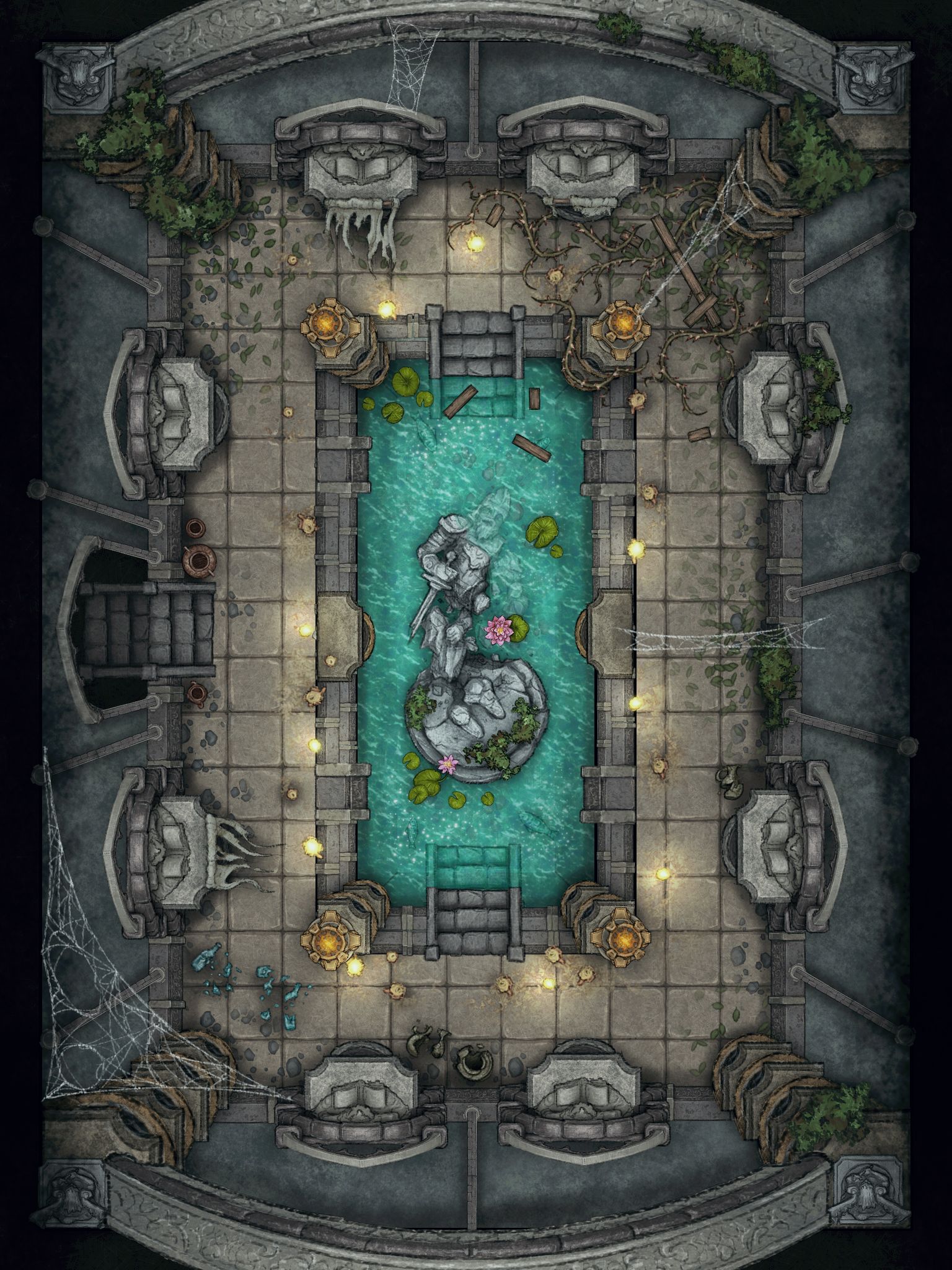 Shrine of Eight Healers | Inkarnate - Create Fantasy Maps Online