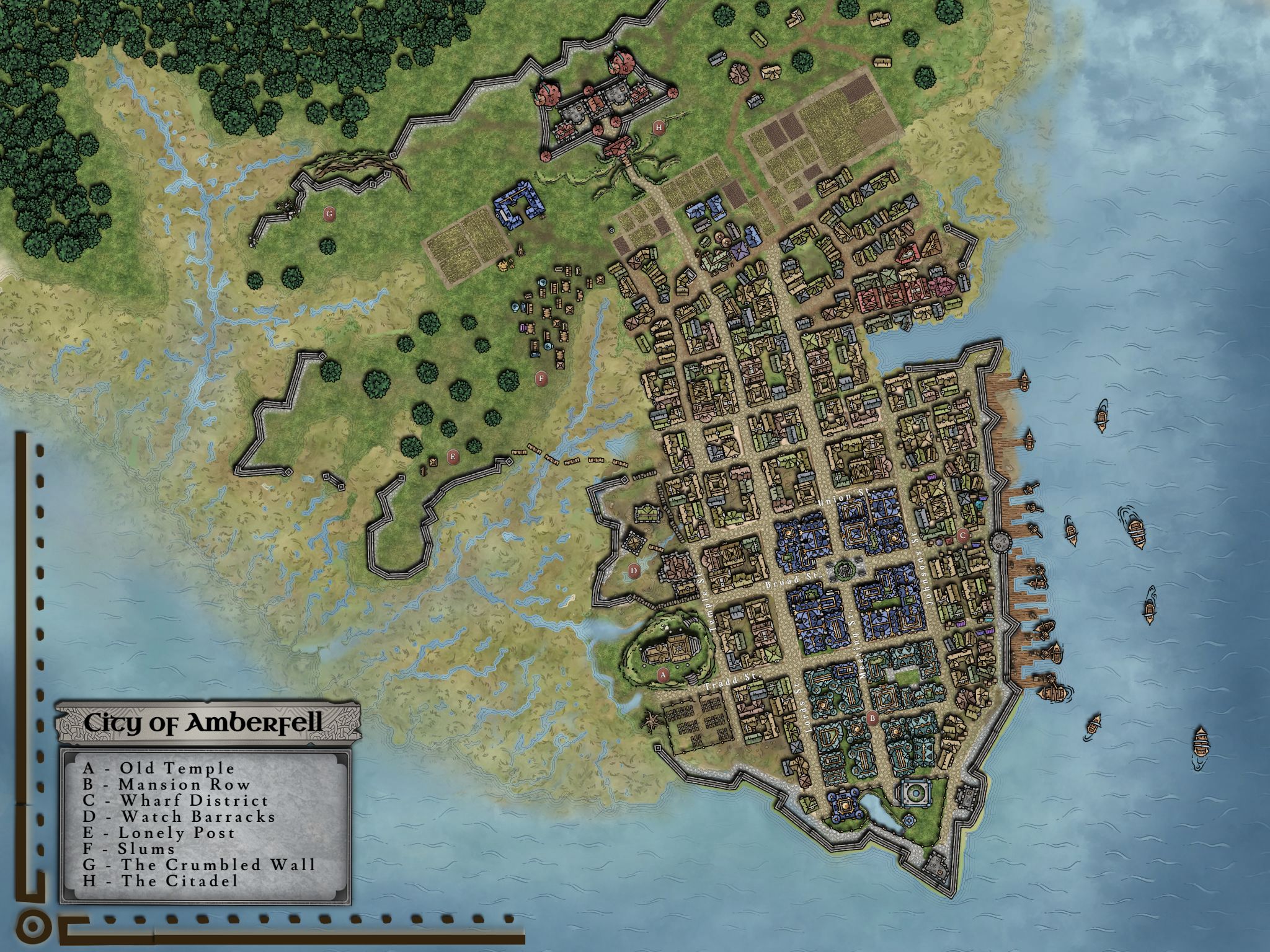 Amberfell | Inkarnate - Create Fantasy Maps Online