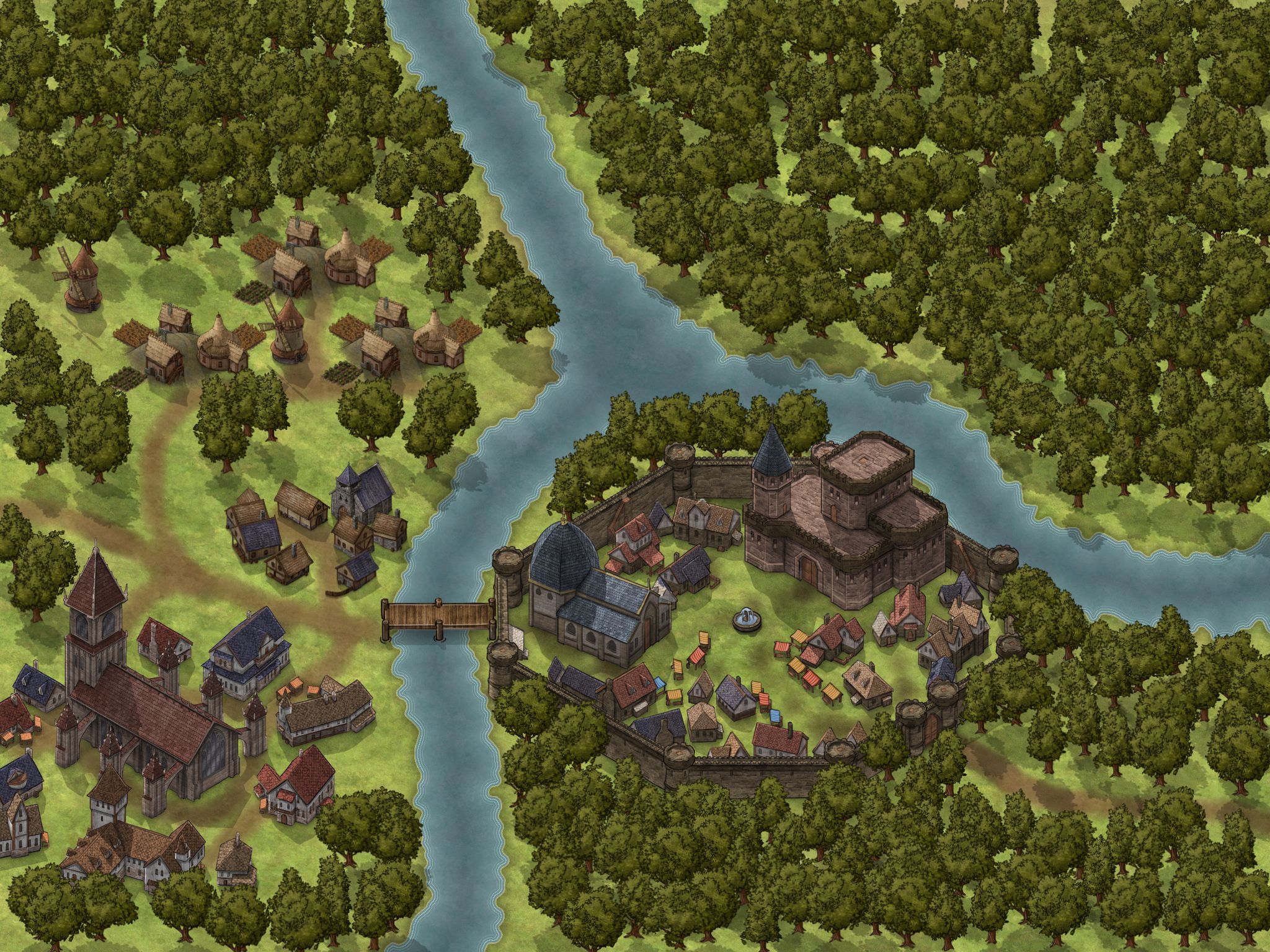 Forest City | Inkarnate - Create Fantasy Maps Online Forest City | Inkarnate - Create Fantasy Maps Online