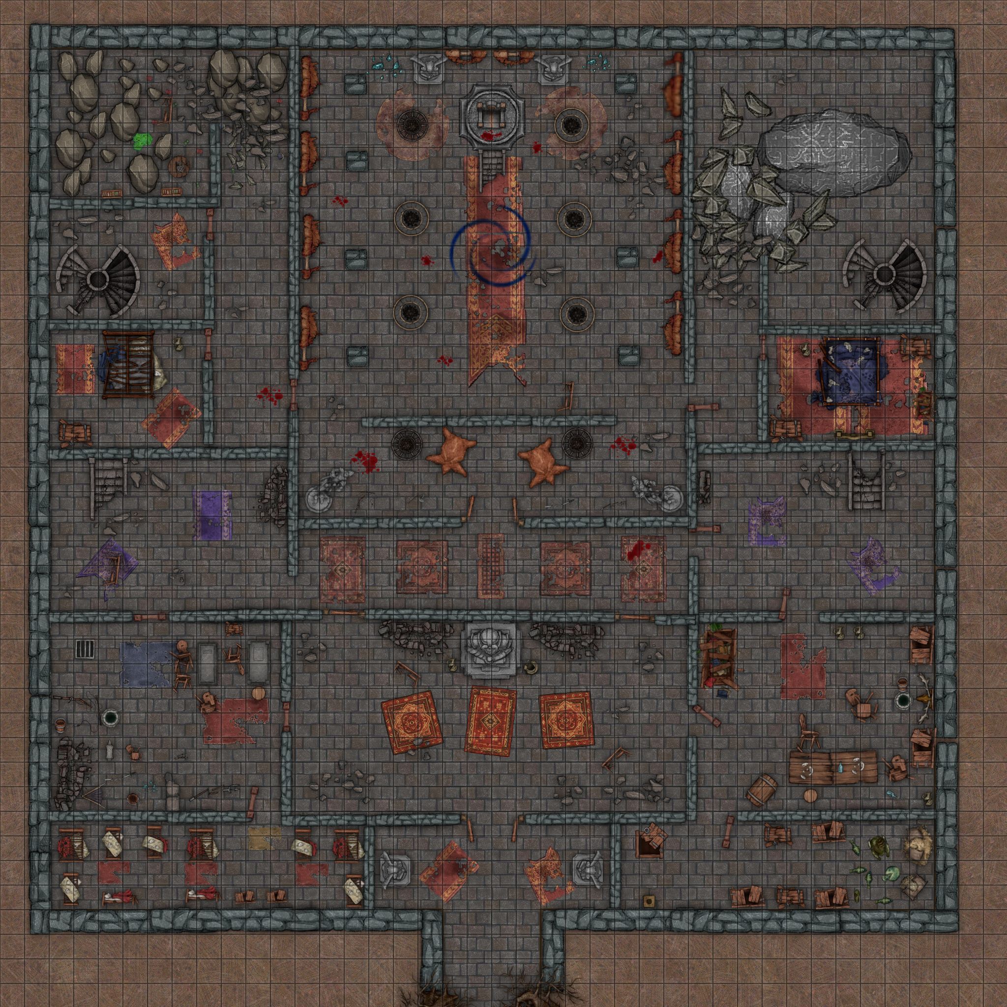 Ruined warlocks fortress | Inkarnate - Create Fantasy Maps Online