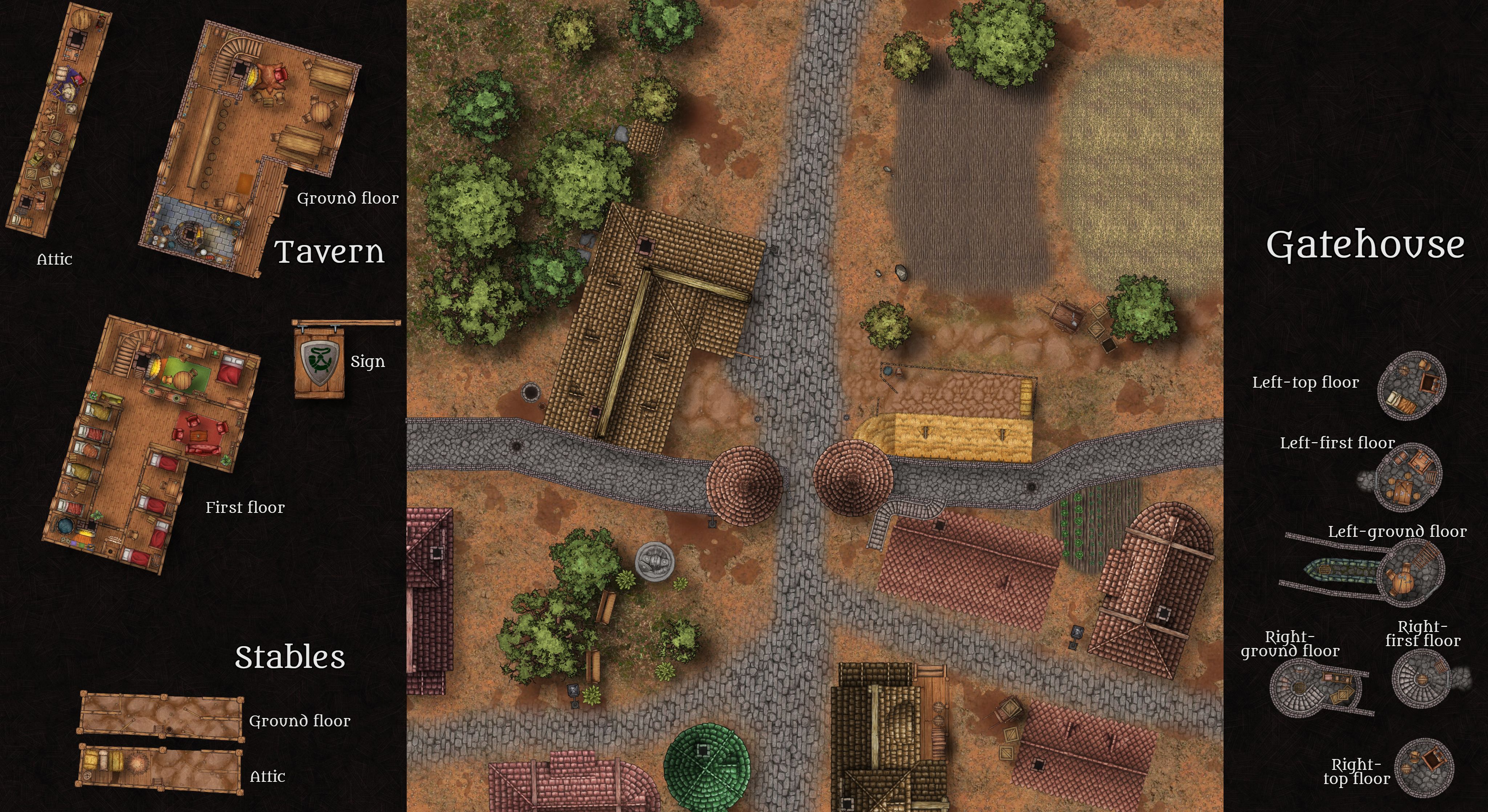 City entrance | Inkarnate - Create Fantasy Maps Online