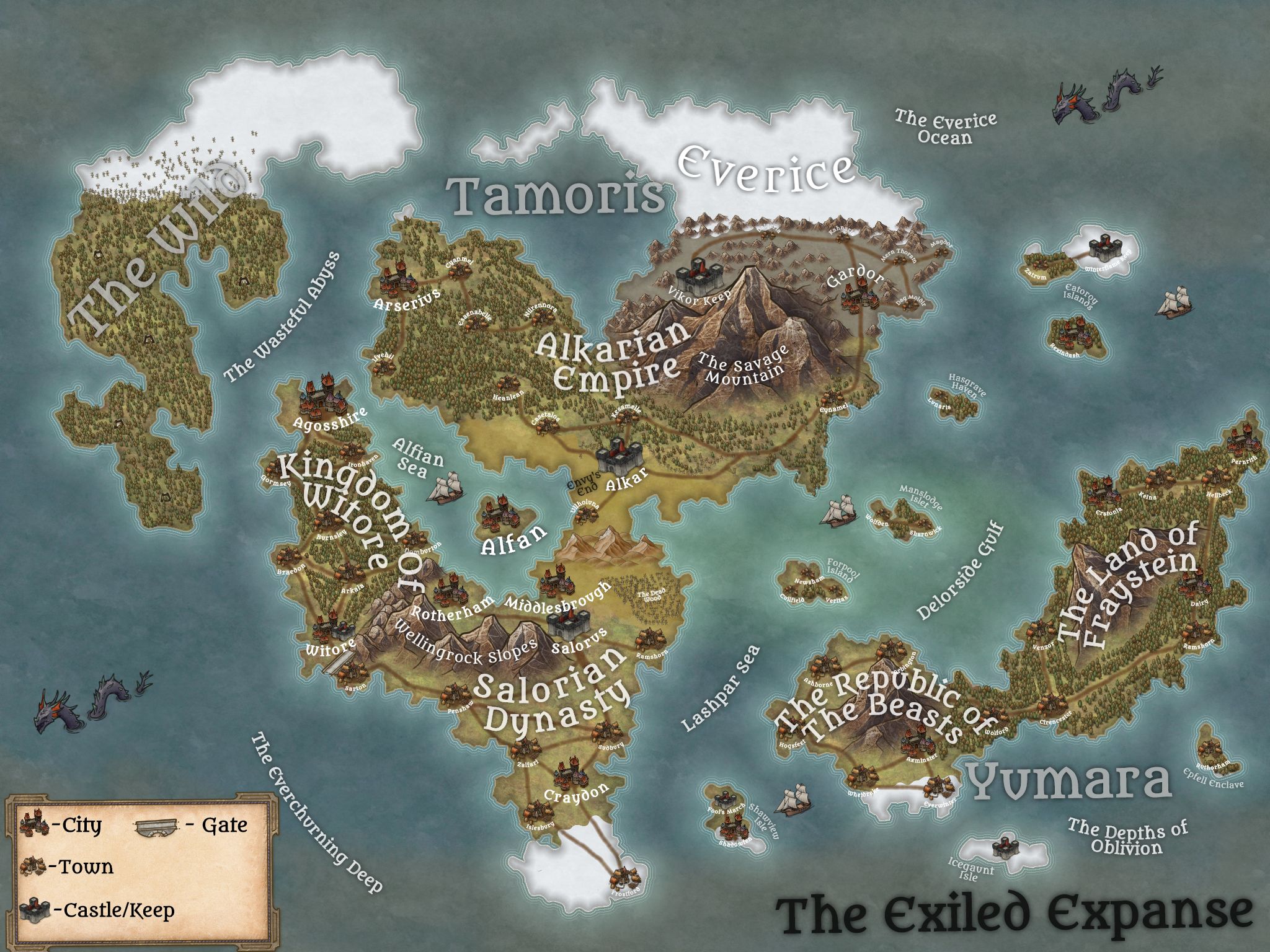 Possible Map 1 | Inkarnate - Create Fantasy Maps Online