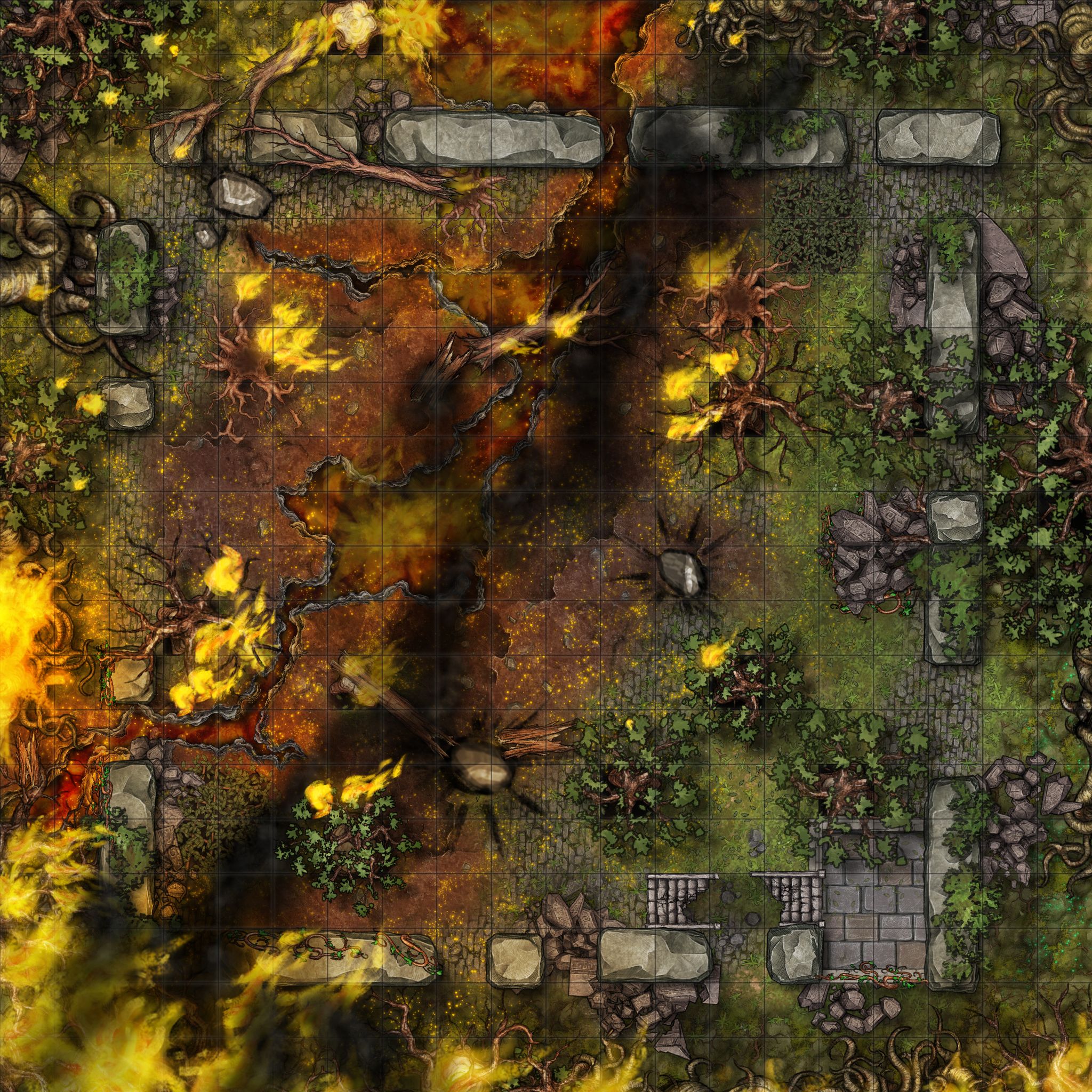 Arewanna arena - Phase 7 | Inkarnate - Create Fantasy Maps Online