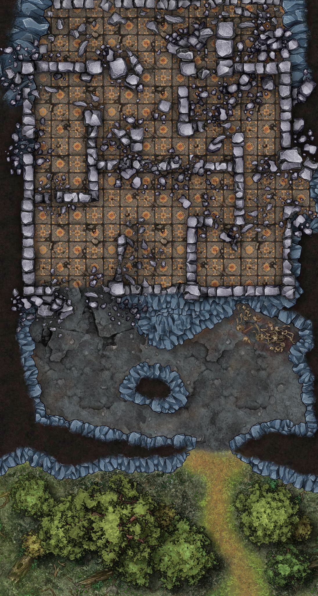 Cave and Tomb | Inkarnate - Create Fantasy Maps Online