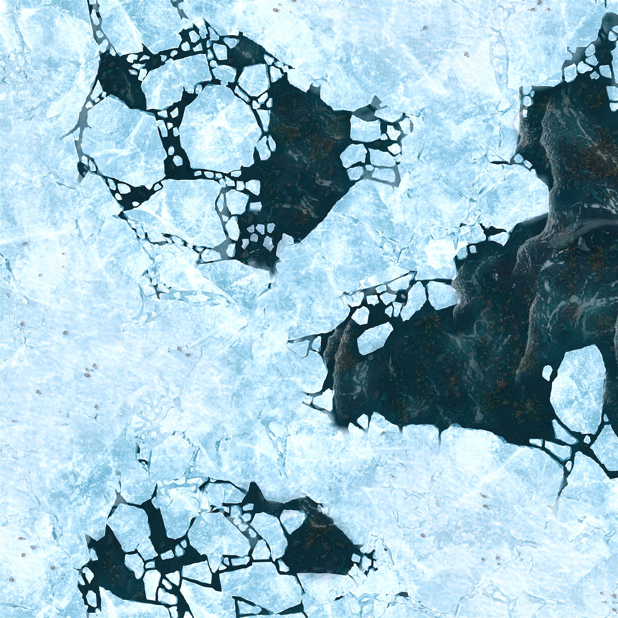 Icewind Dale - Ice floe | Inkarnate - Create Fantasy Maps Online