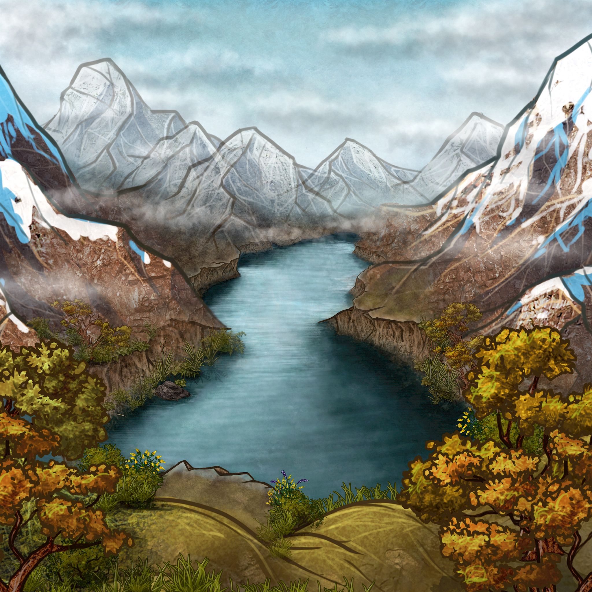 The Fjord | Inkarnate - Create Fantasy Maps Online