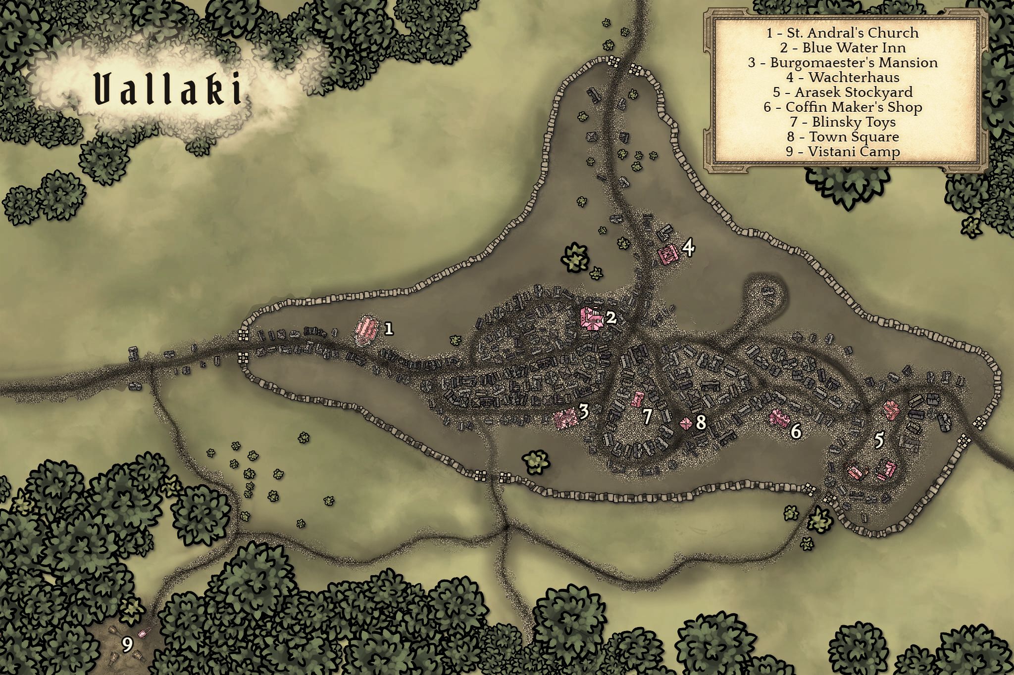 Vallaki | Inkarnate - Create Fantasy Maps Online