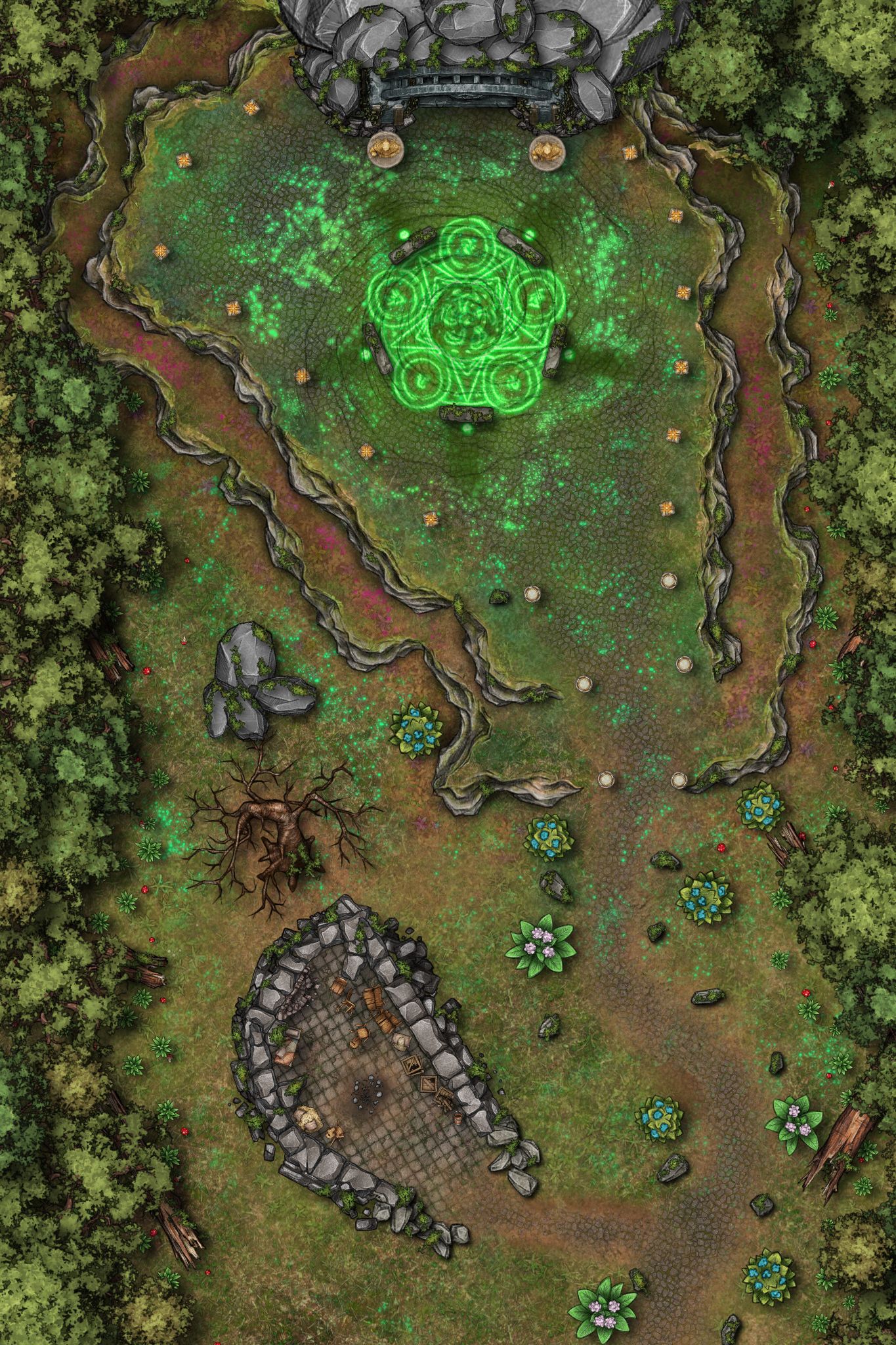 Gatekeeper Shrine | Inkarnate - Create Fantasy Maps Online