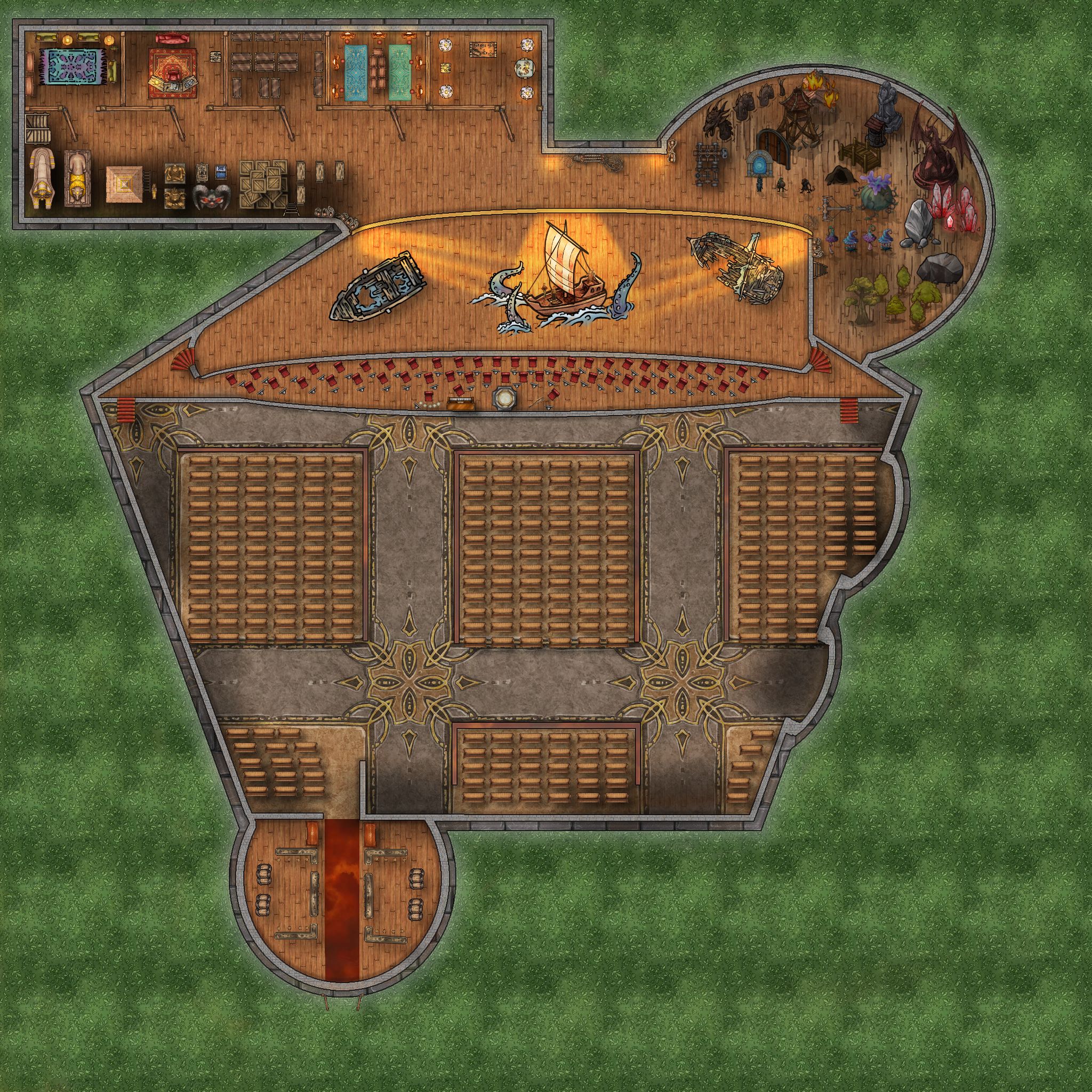 The Traditional Grand Stage | Inkarnate - Create Fantasy Maps Online