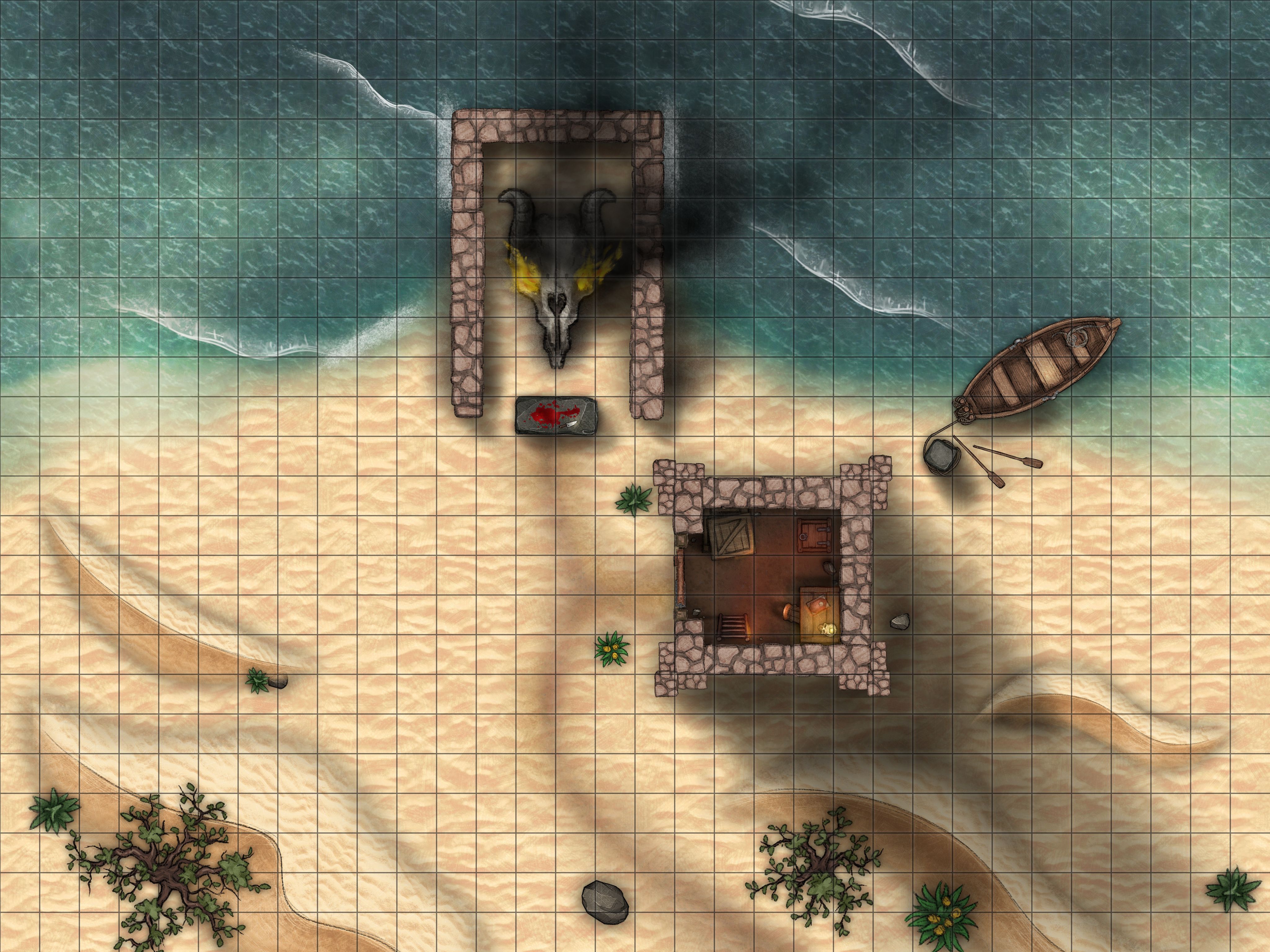 SANCTUM First Floor | Inkarnate - Create Fantasy Maps Online