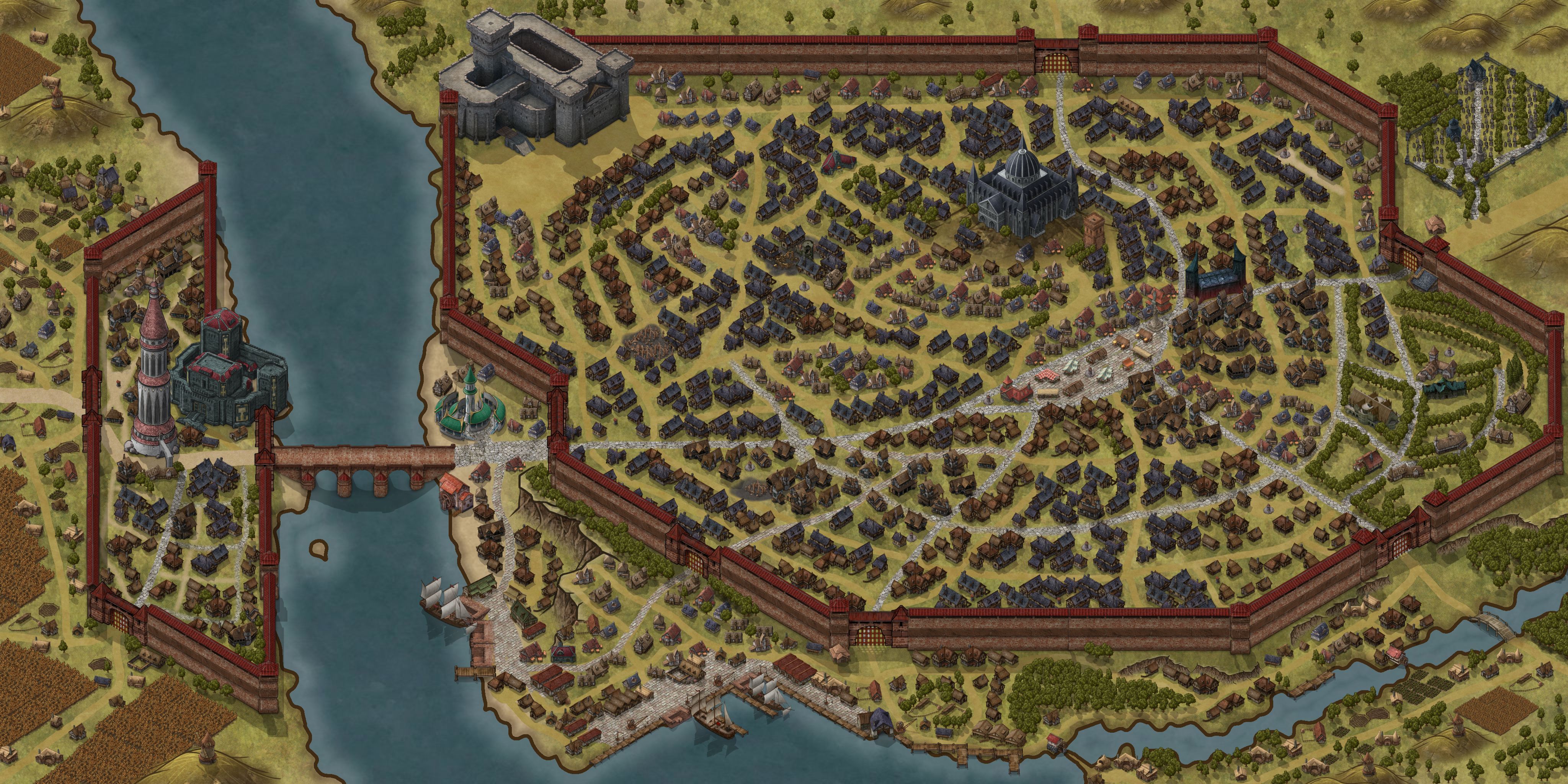 Yartar 2 (No Legend) | Inkarnate - Create Fantasy Maps Online