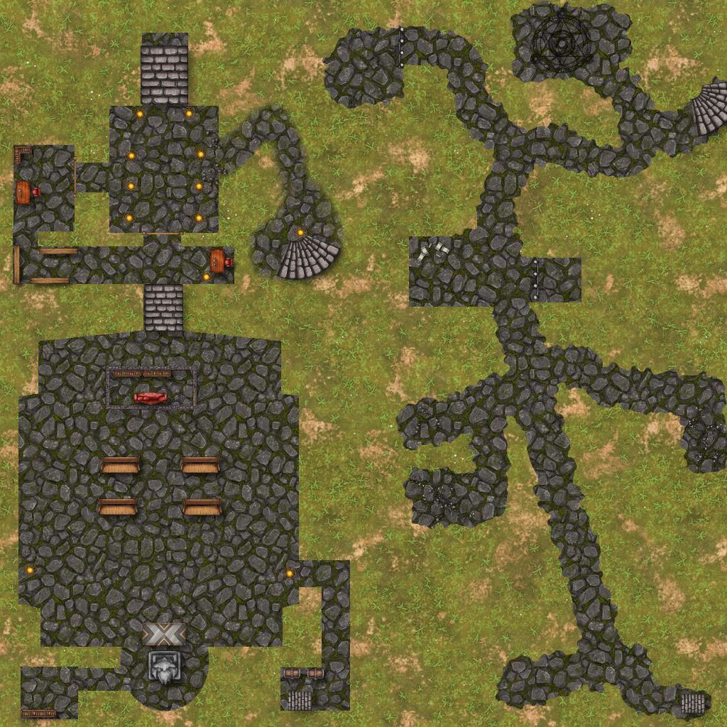 Temple of The Burnt Tongue Cult | Inkarnate - Create Fantasy Maps Online