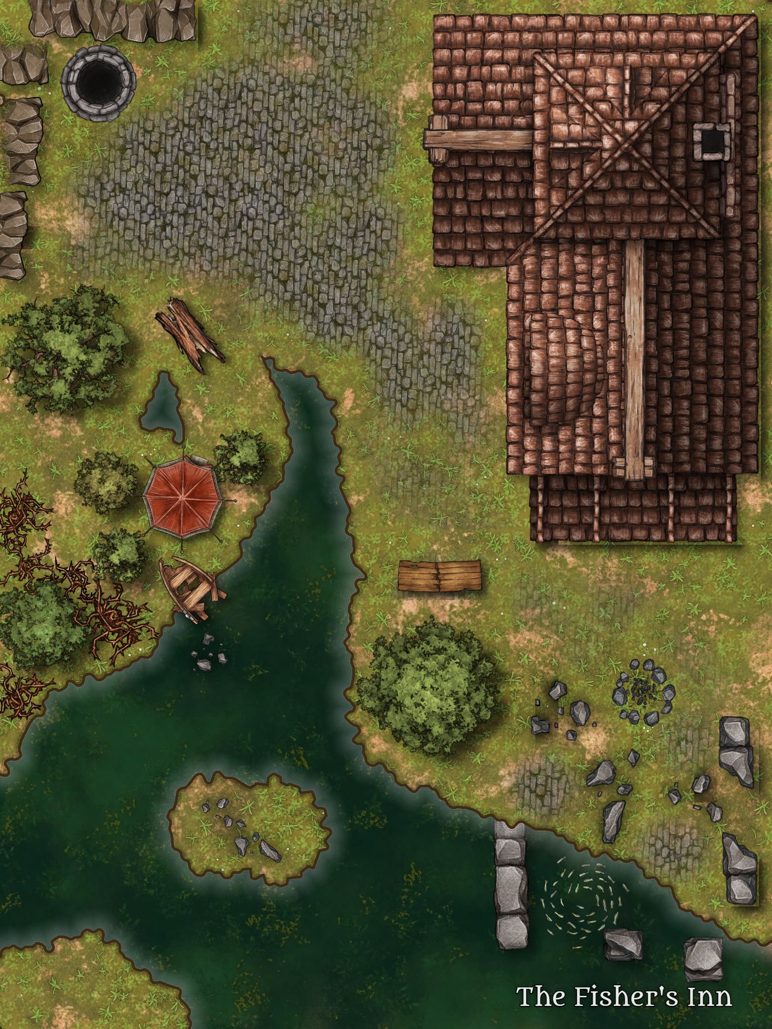 The Fisher's Inn | Inkarnate - Create Fantasy Maps Online