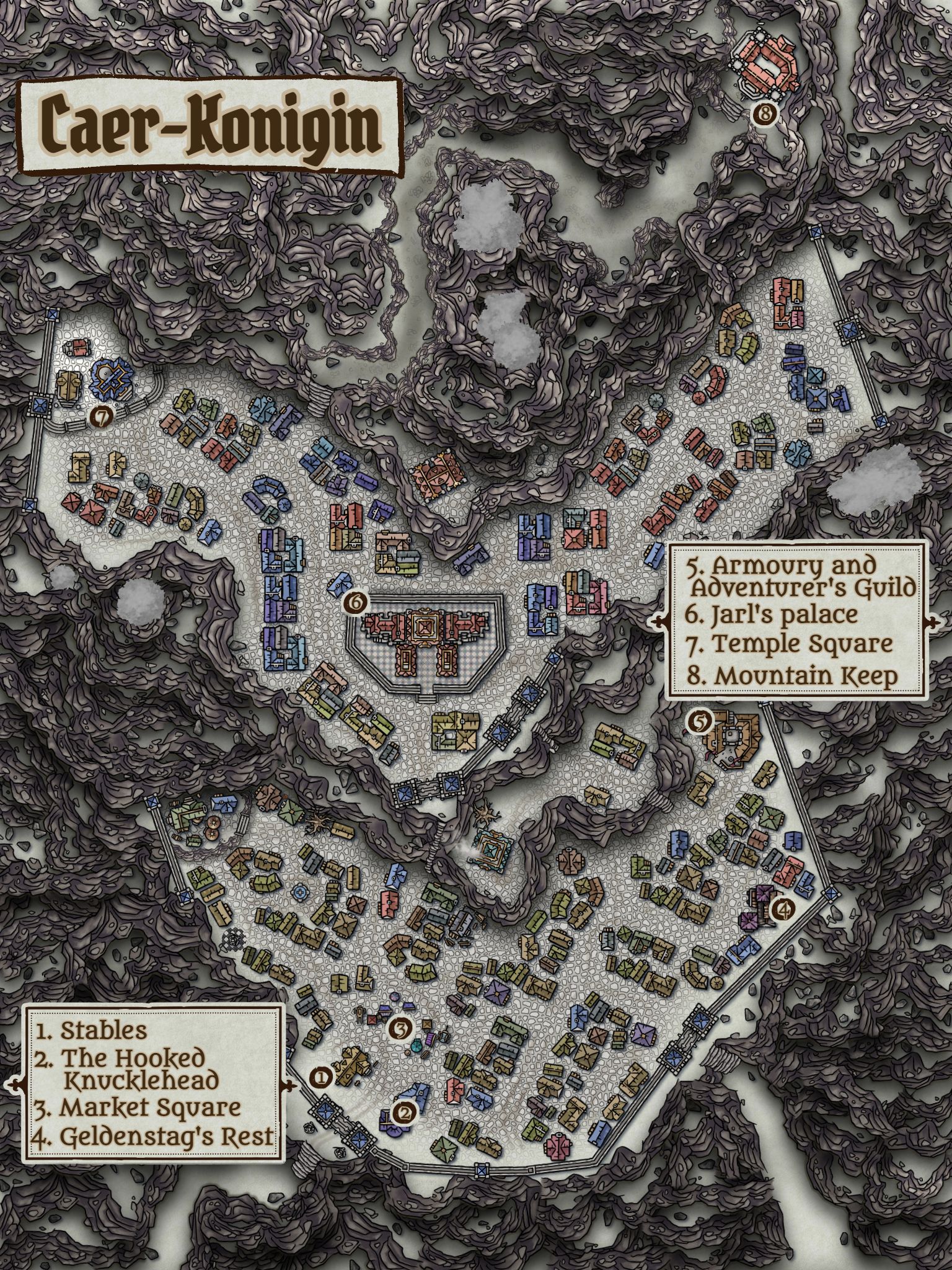 Caer-Konigin | Inkarnate - Create Fantasy Maps Online