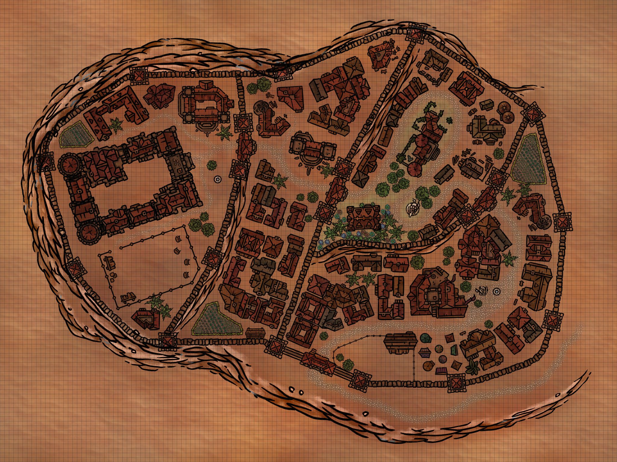 Fort Daqir | Inkarnate - Create Fantasy Maps Online