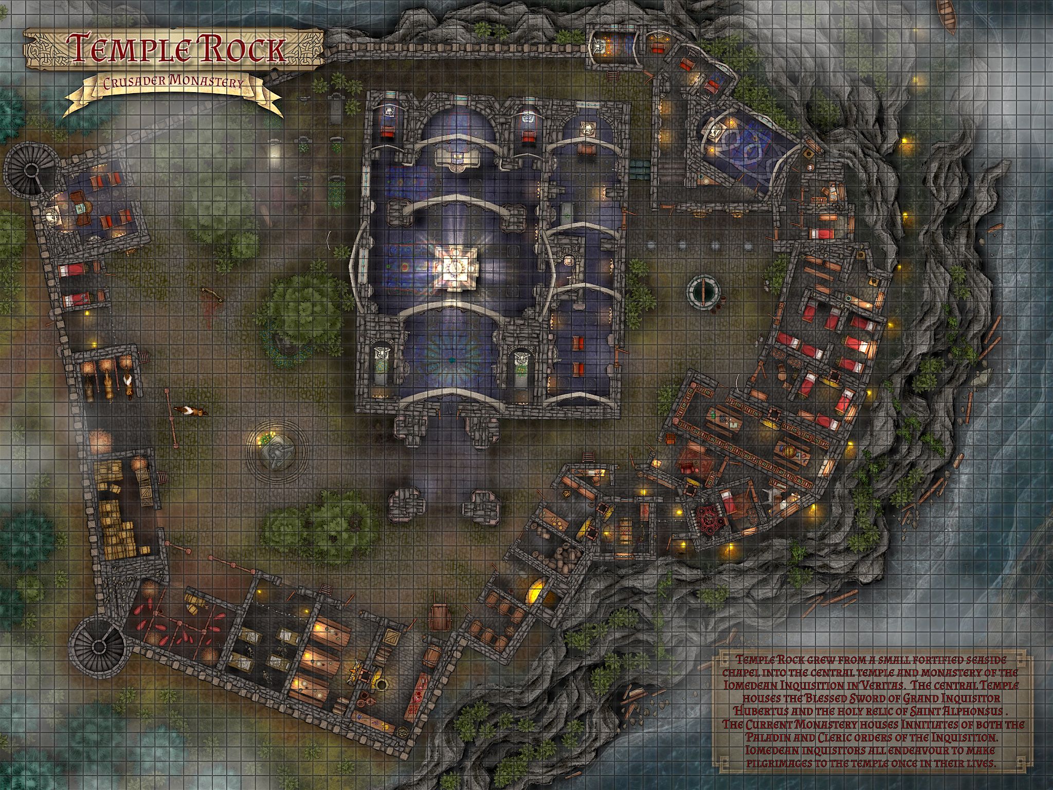 Temple Rock | Inkarnate - Create Fantasy Maps Online