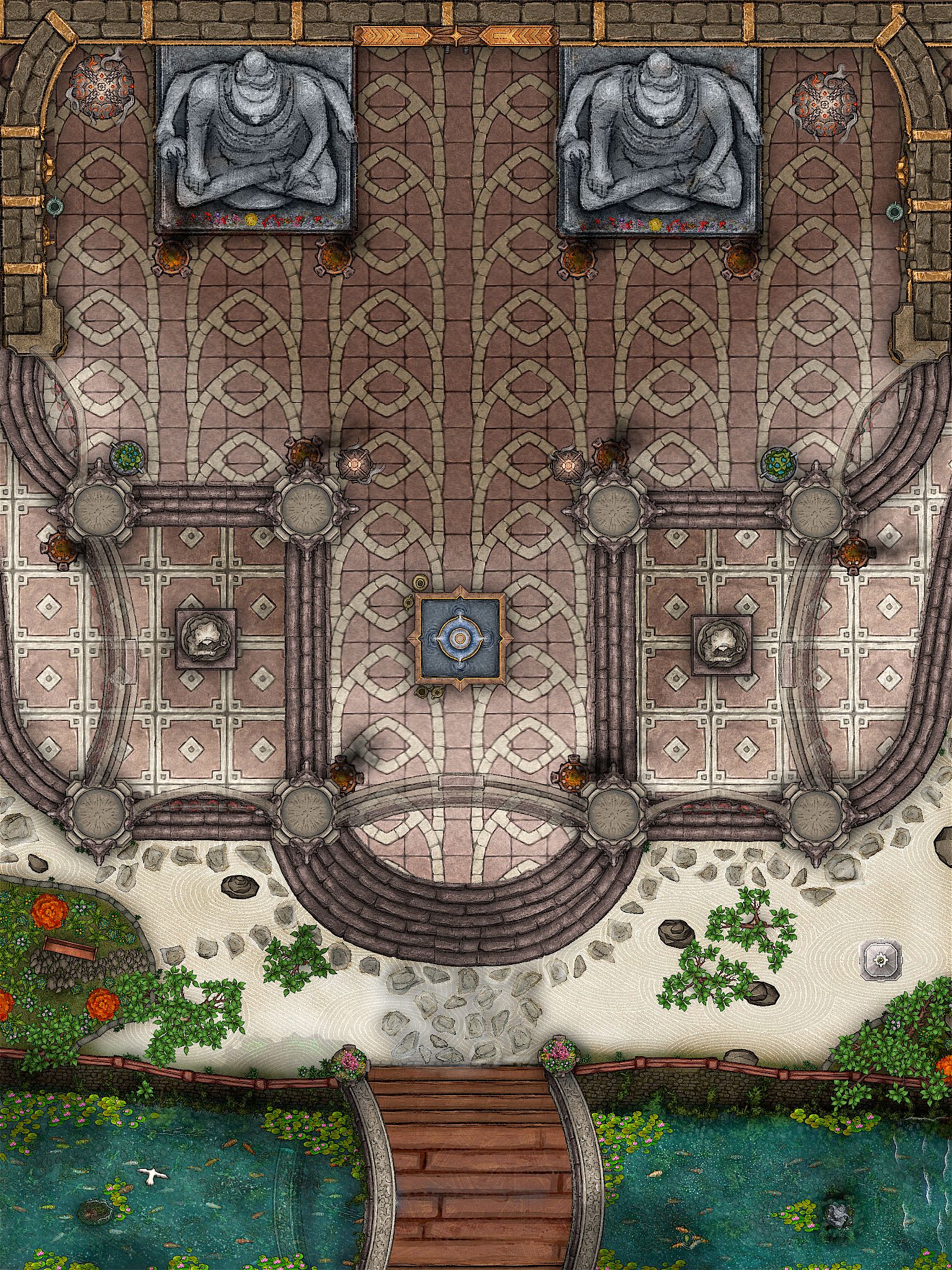 Temple (copy) Pre lighting | Inkarnate - Create Fantasy Maps Online