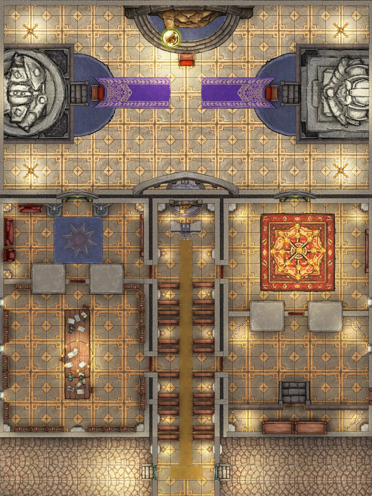 Hall of Justice/Church of Tyr | Inkarnate - Create Fantasy Maps Online