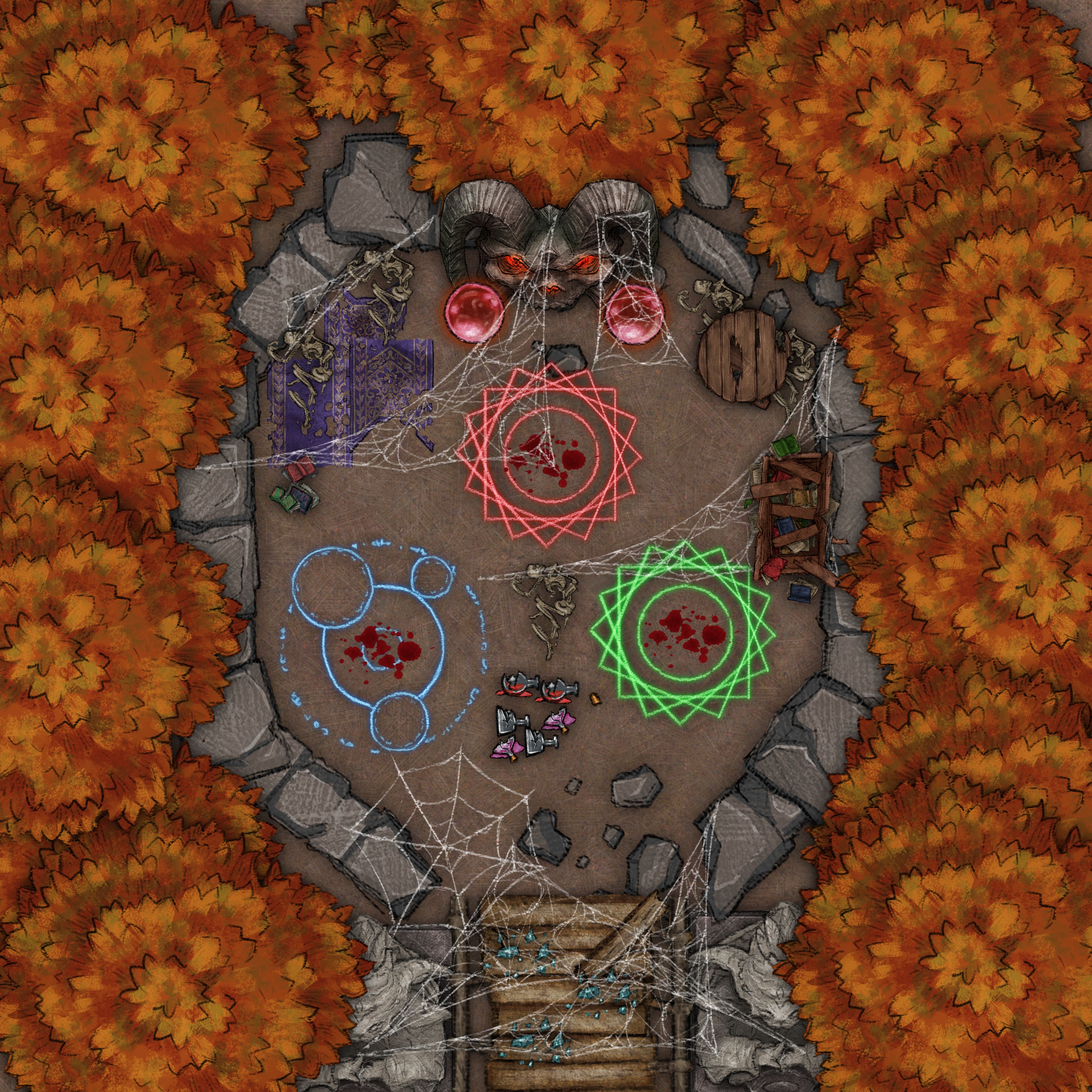 The hidden forest altar | Inkarnate - Create Fantasy Maps Online