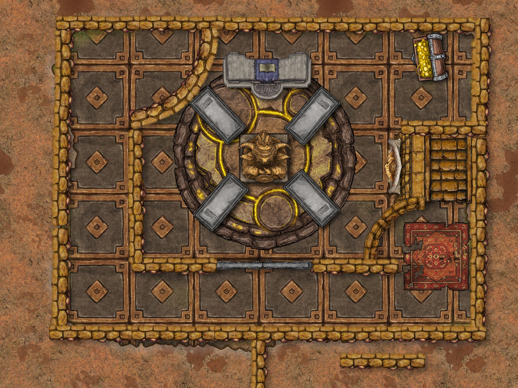 Guanith Temple | Inkarnate - Create Fantasy Maps Online