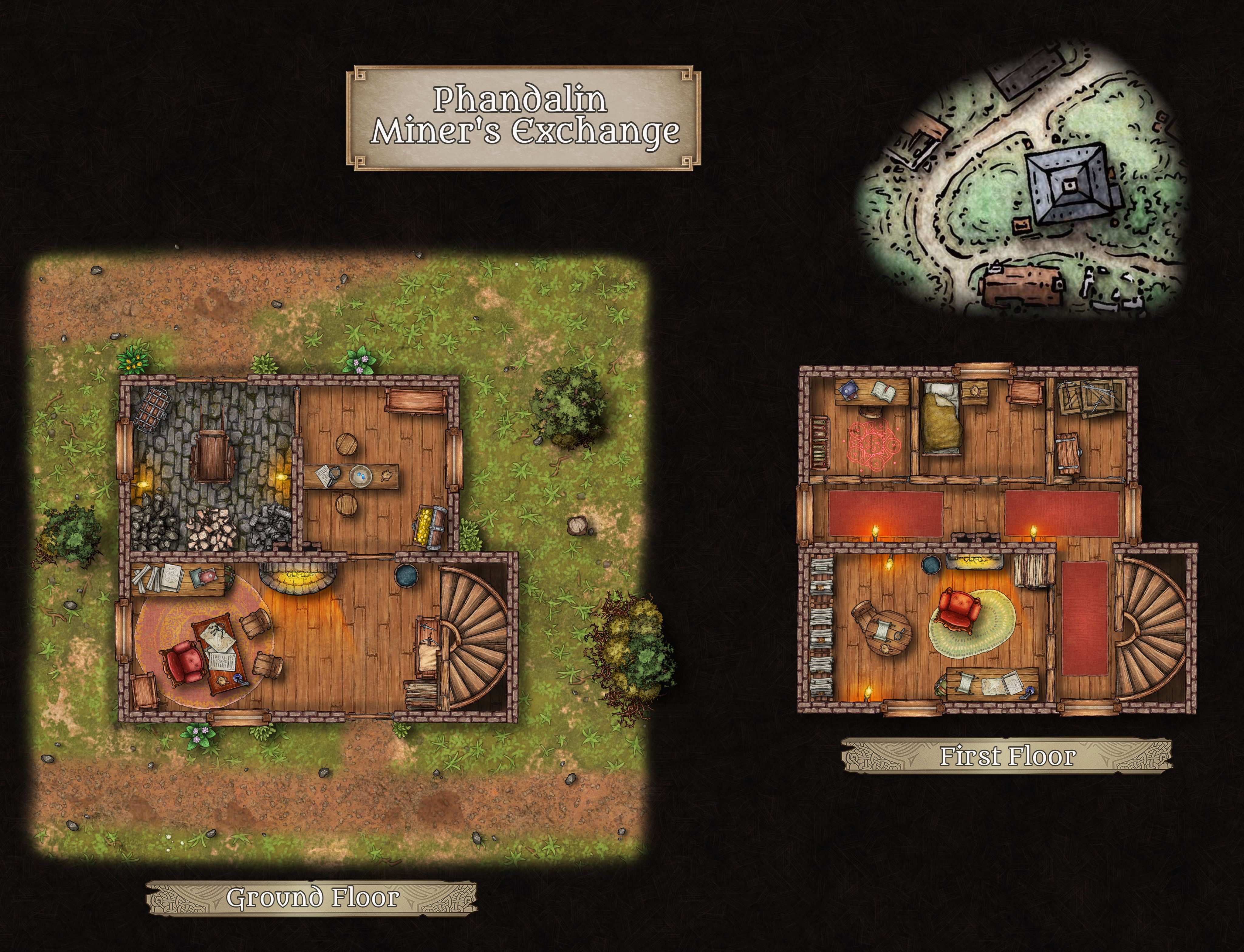 Phandalin Miner's Exchange | Inkarnate - Create Fantasy Maps Online
