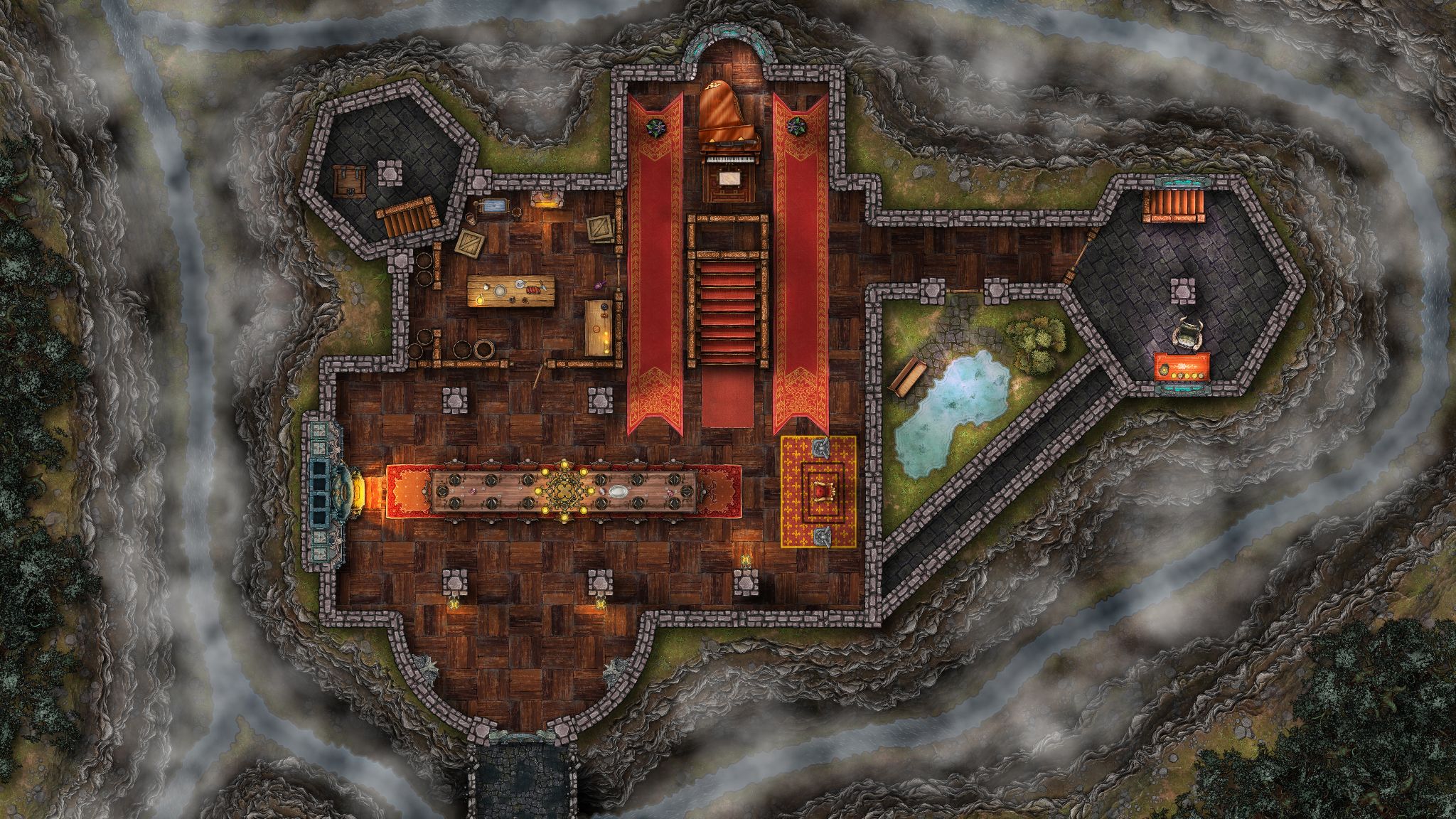 Vampire Lord Castle | Inkarnate - Create Fantasy Maps Online