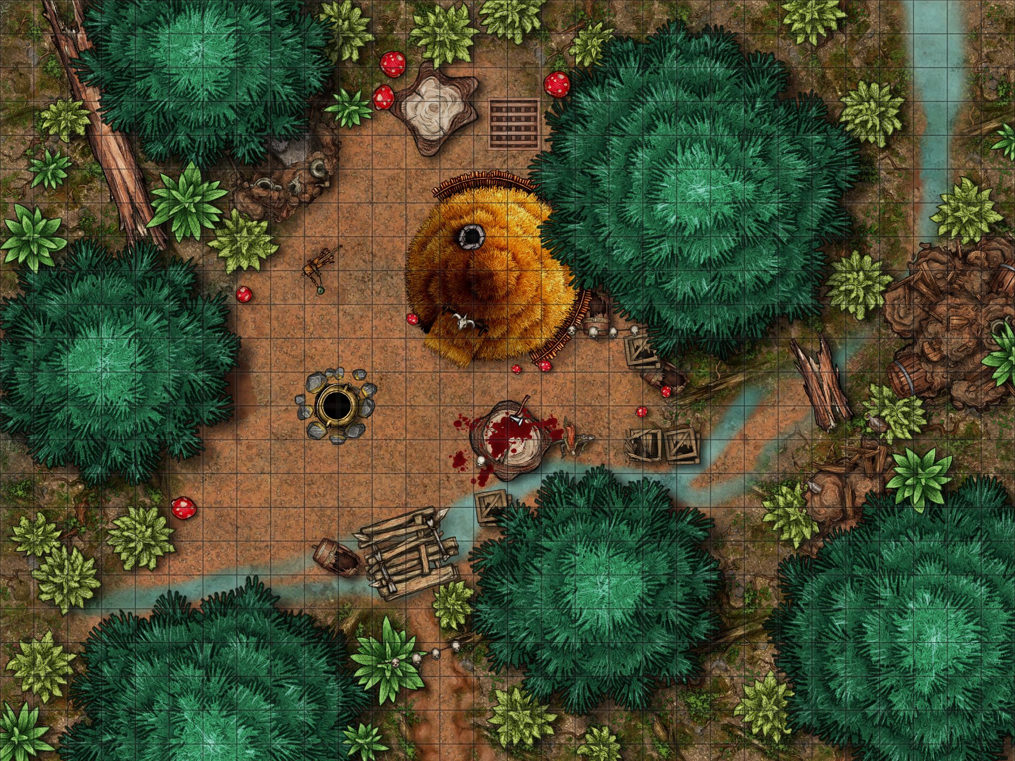 Witch Hut Encounter | Inkarnate - Create Fantasy Maps Online