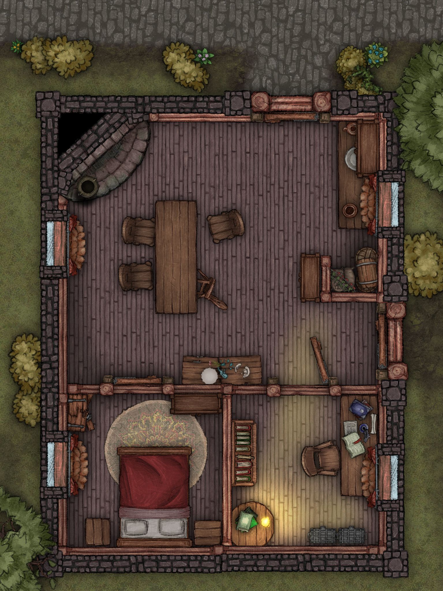 Nima Cinnarid’s House | Inkarnate - Create Fantasy Maps Online