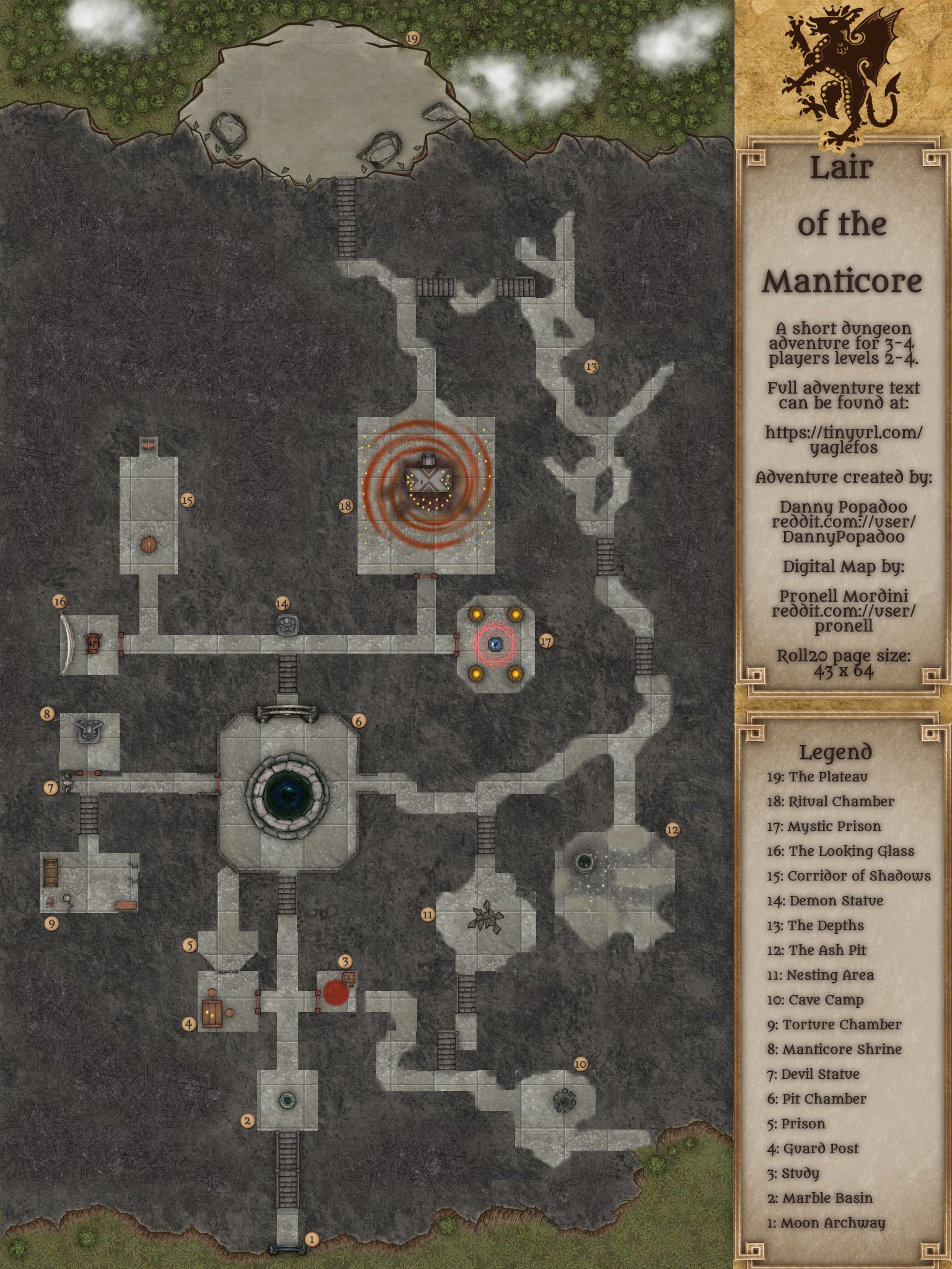 Lair of the Manticore | Inkarnate - Create Fantasy Maps Online