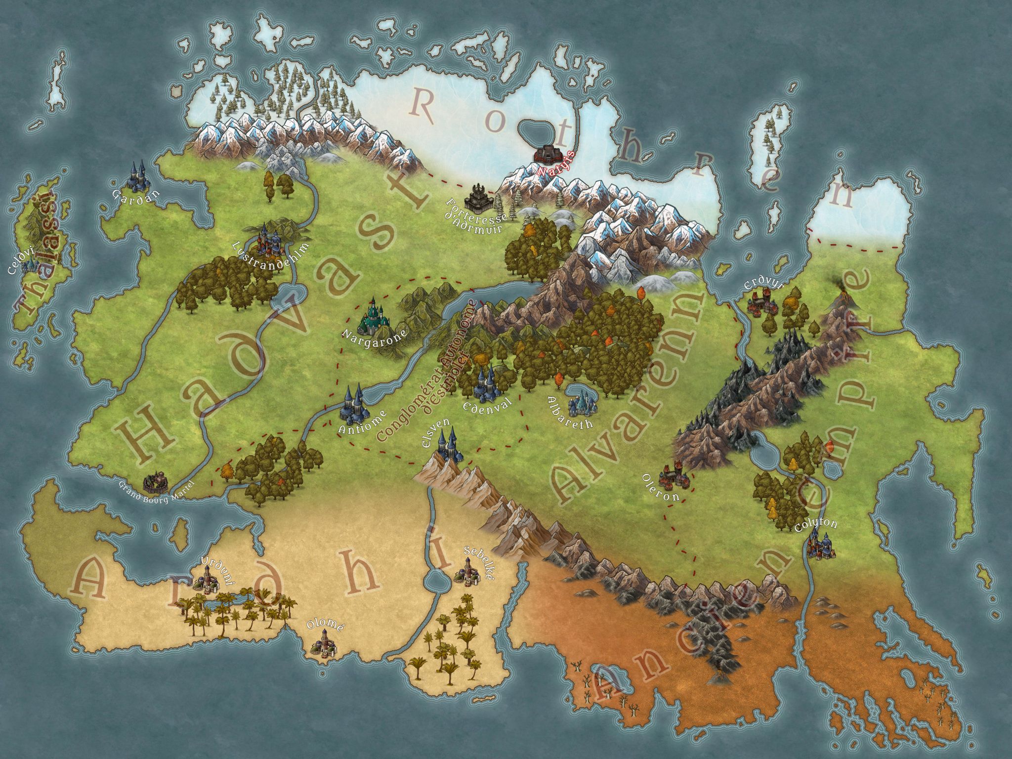 Calidor - Pays | Inkarnate - Create Fantasy Maps Online