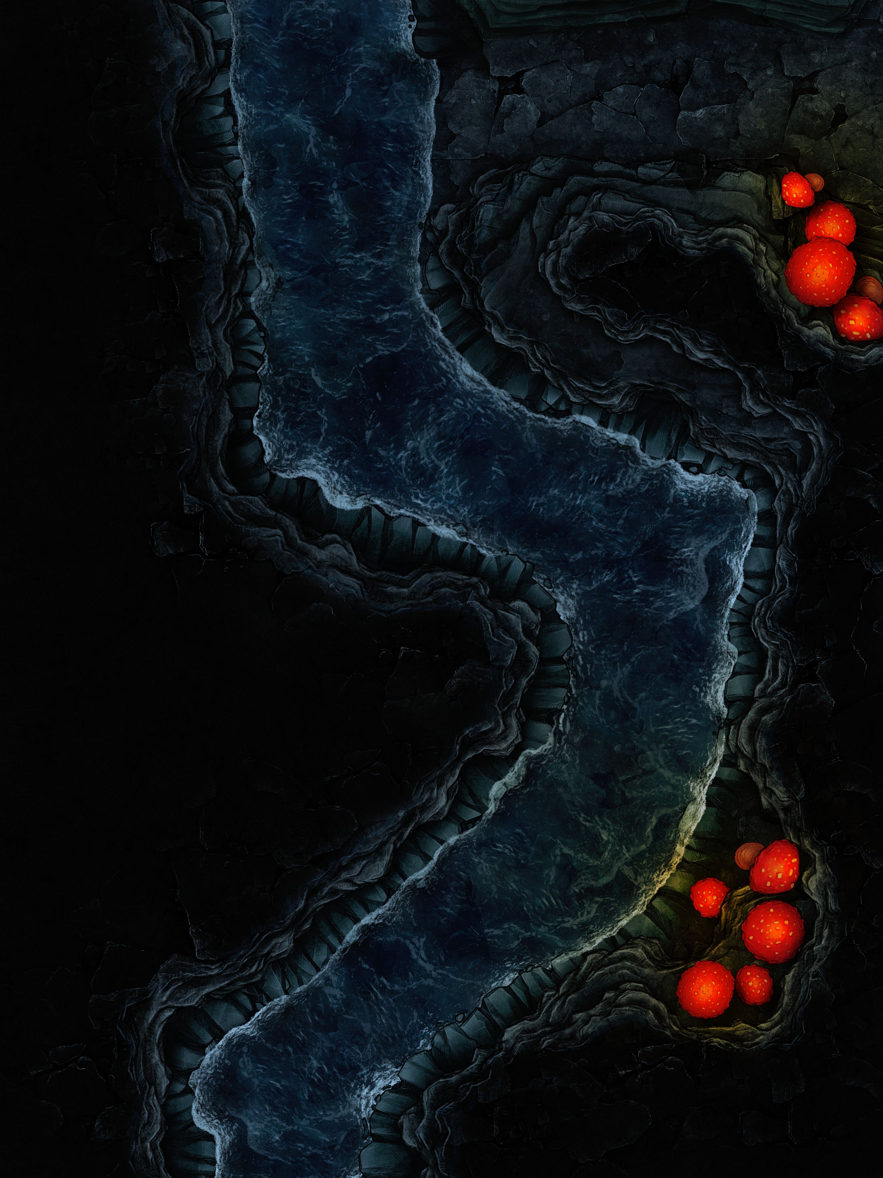 Und'Draka River Shore | Inkarnate - Create Fantasy Maps Online