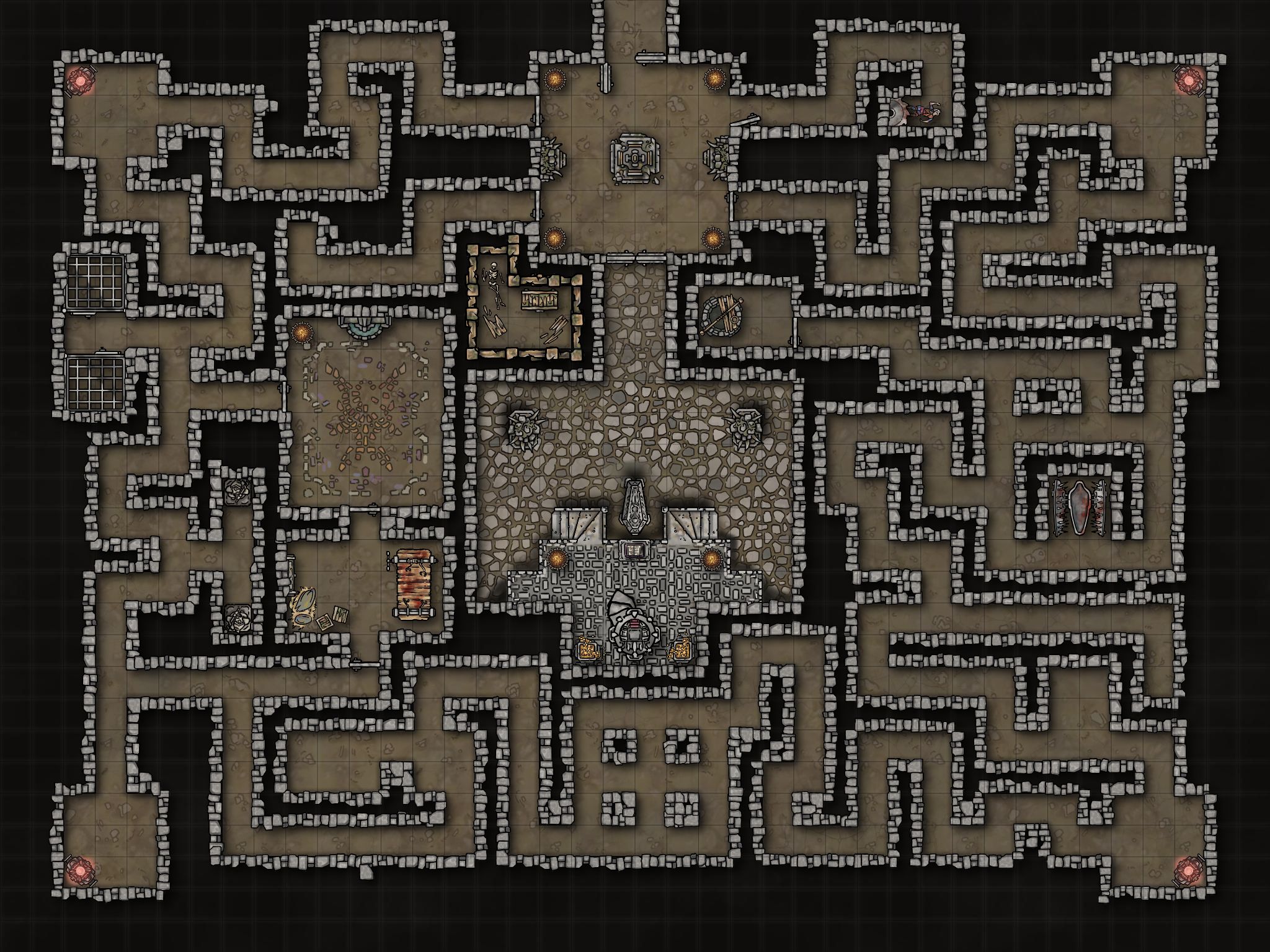 Dungeon Maze | Inkarnate - Create Fantasy Maps Online