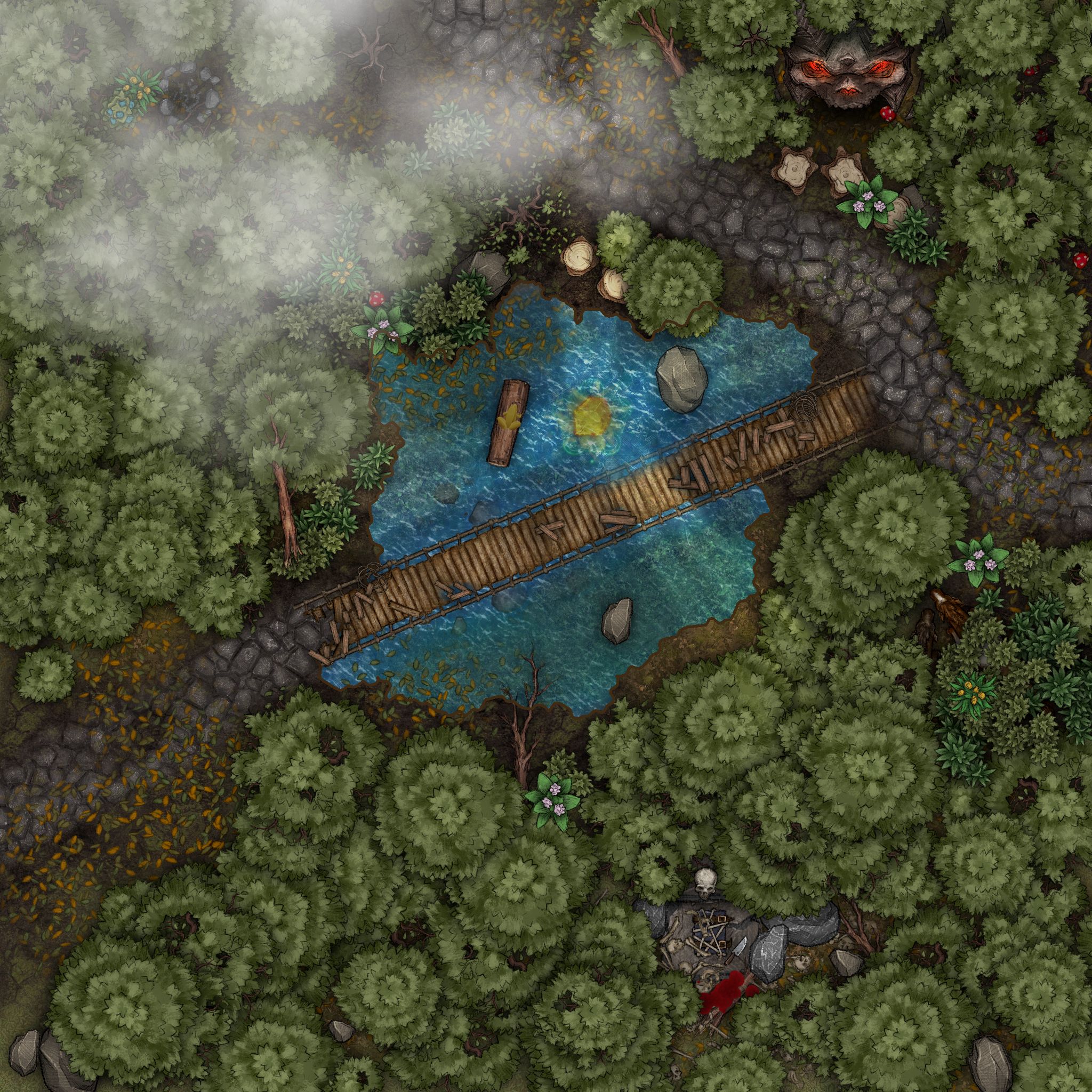 Melmark's Woods | Inkarnate - Create Fantasy Maps Online