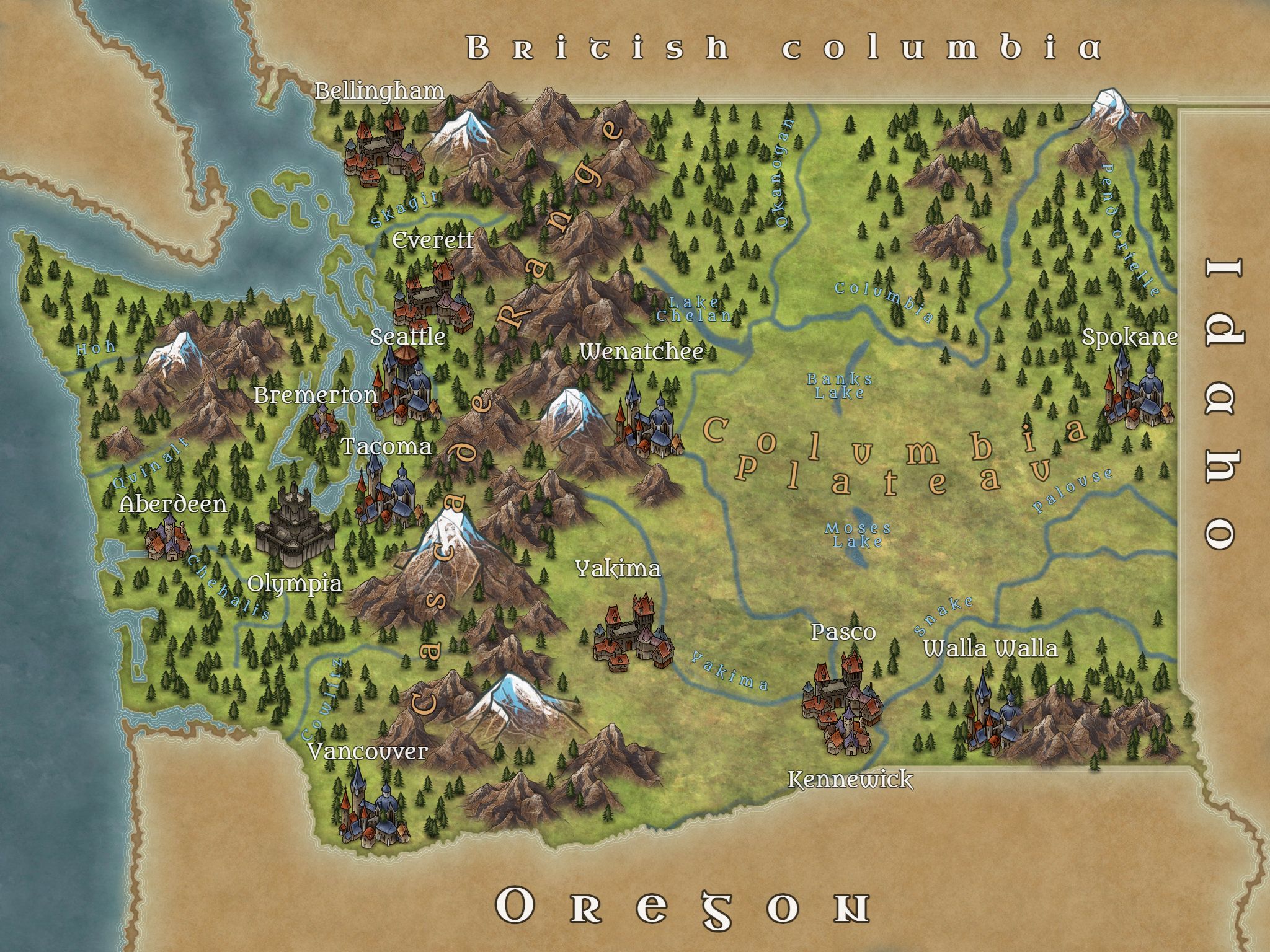 Washington | Inkarnate - Create Fantasy Maps Online