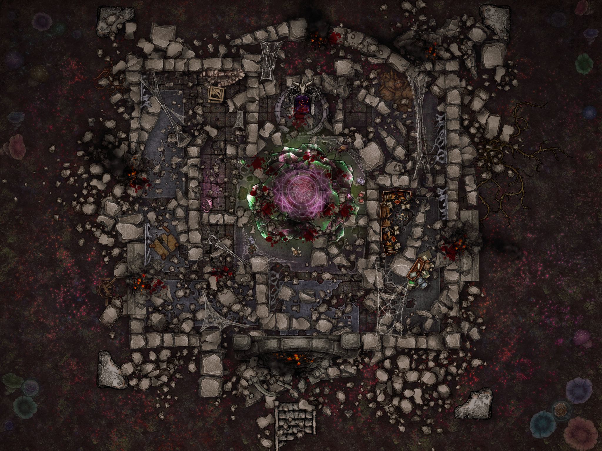 Fallen from Lolth's grace | Inkarnate - Create Fantasy Maps Online