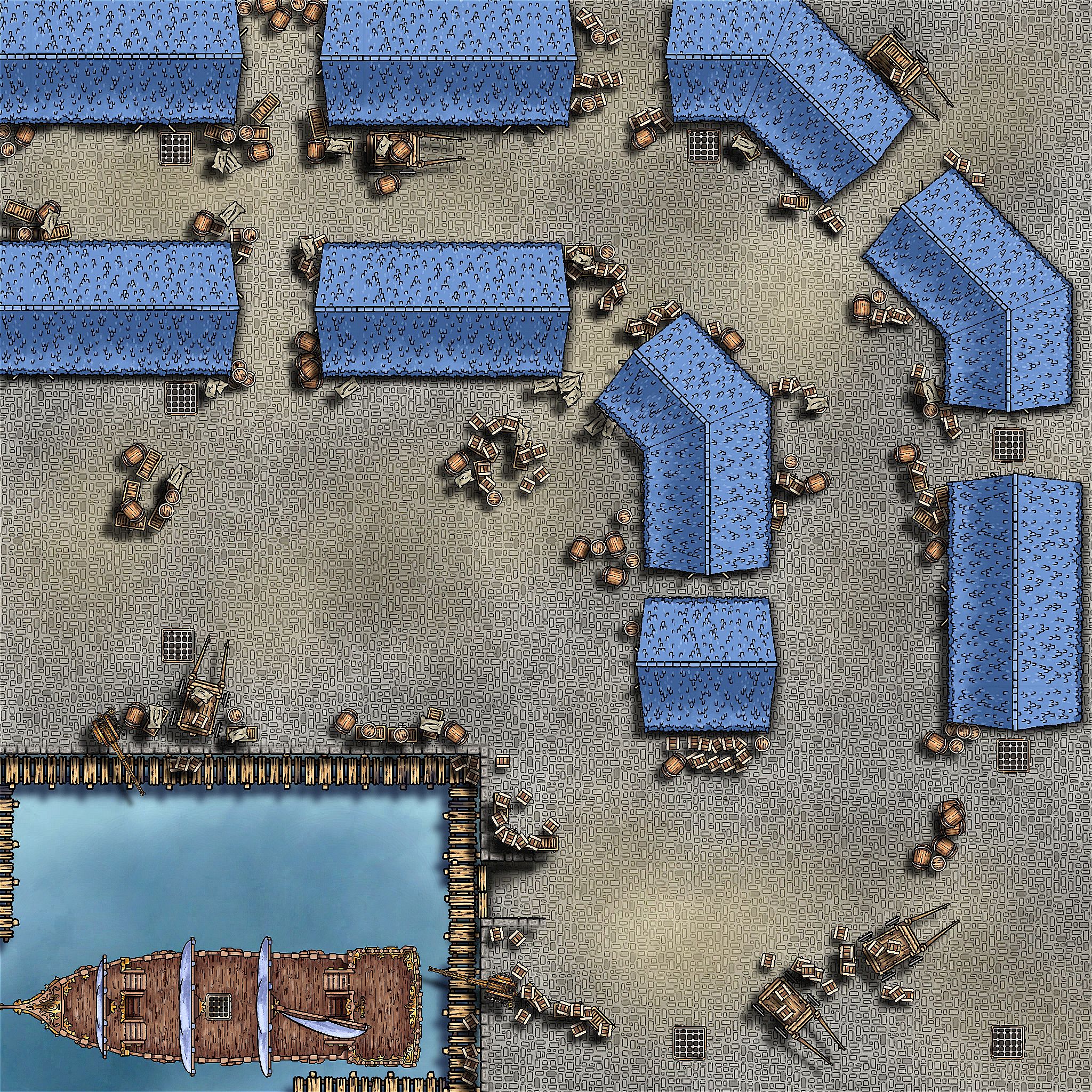 docks sneak | Inkarnate - Create Fantasy Maps Online