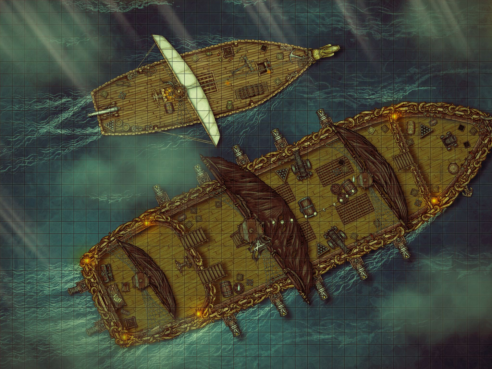 Pirate Encounter | Inkarnate - Create Fantasy Maps Online