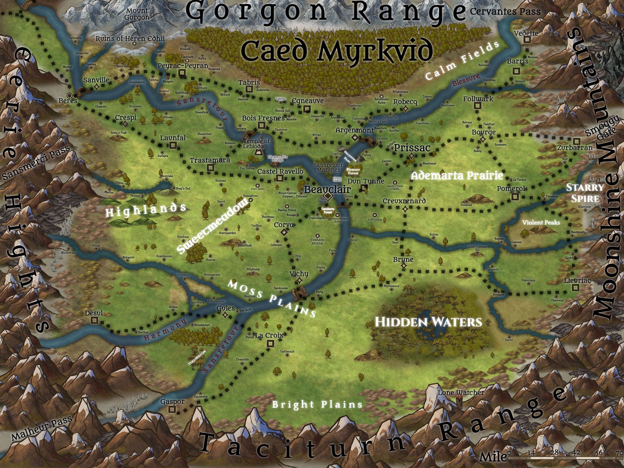 Duchy of Toussaint | Inkarnate - Create Fantasy Maps Online